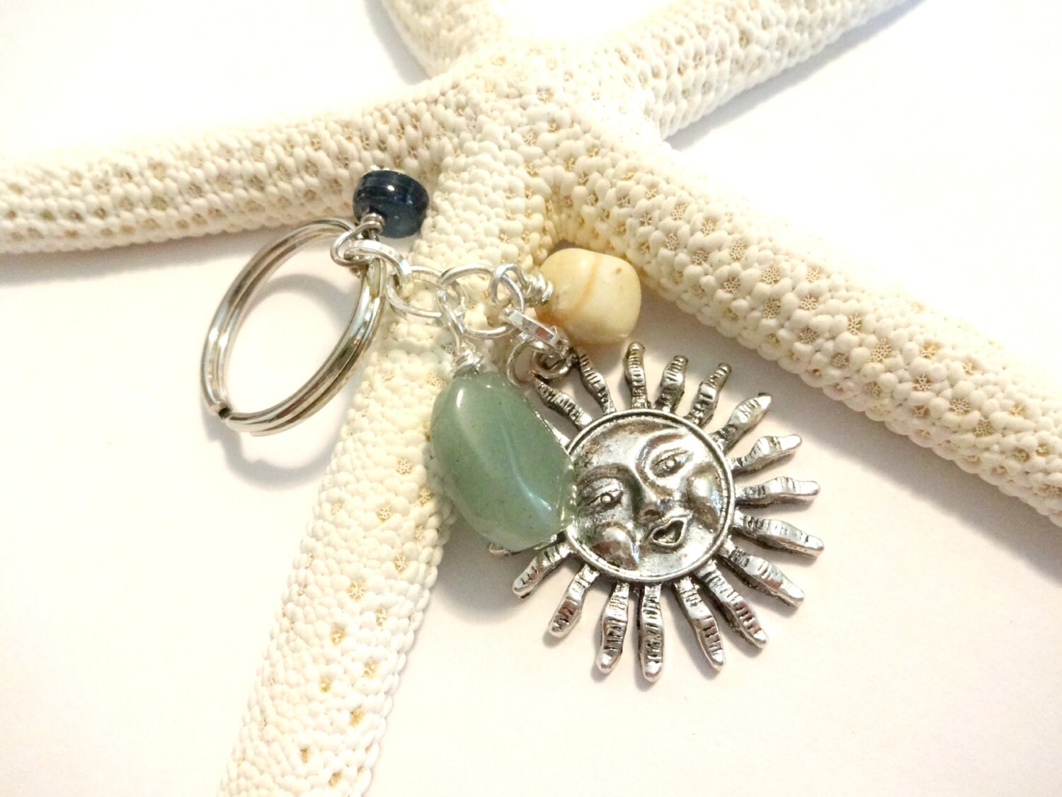 Celestial Keychain Sun Keychain Celestial Gift Cute Car - Etsy