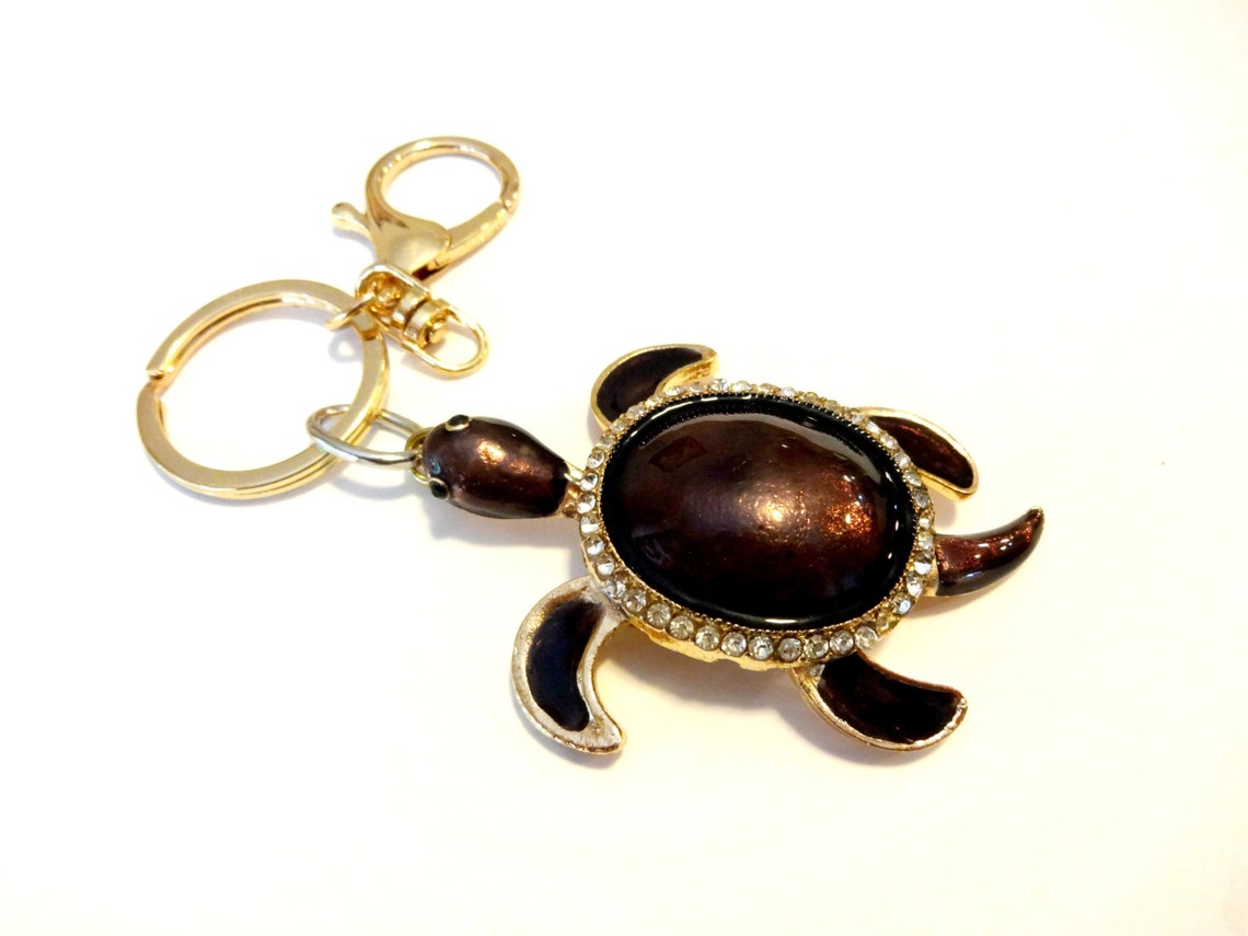 Sea Turtle Keychain Turtle Gifts Purple Key Chain Turtle - Etsy