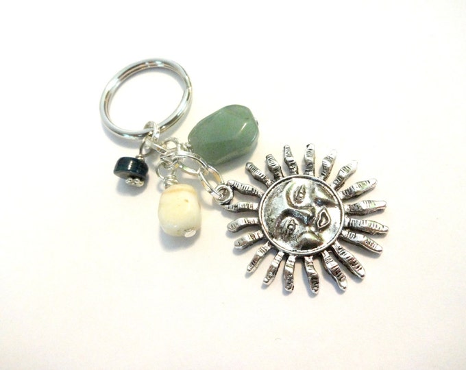 Celestial Keychain Sun Keychain Celestial Gift Cute Car | Etsy