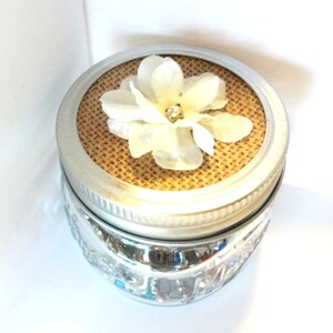 Rustic Burlap Wedding Favor Decorative Burlap Mason Jar - Etsy