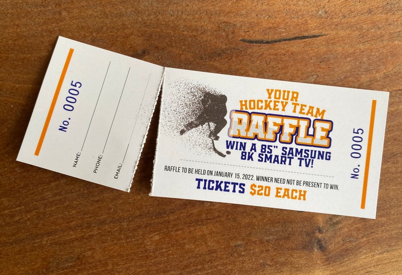 Custom Raffle Tickets Full Design Included Gala Ticket - Etsy