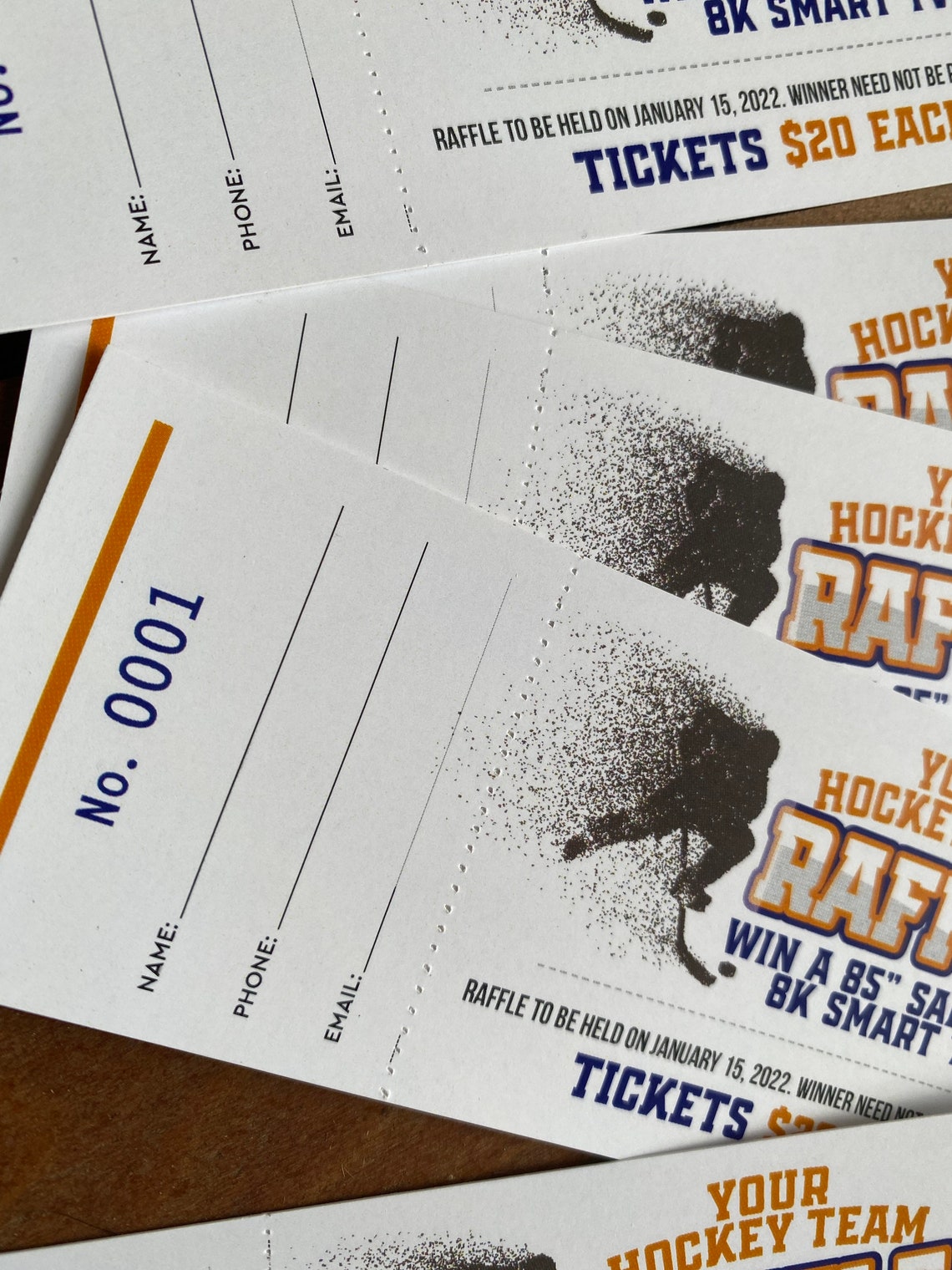 Custom Raffle Tickets Full Design Included Gala Ticket | Etsy