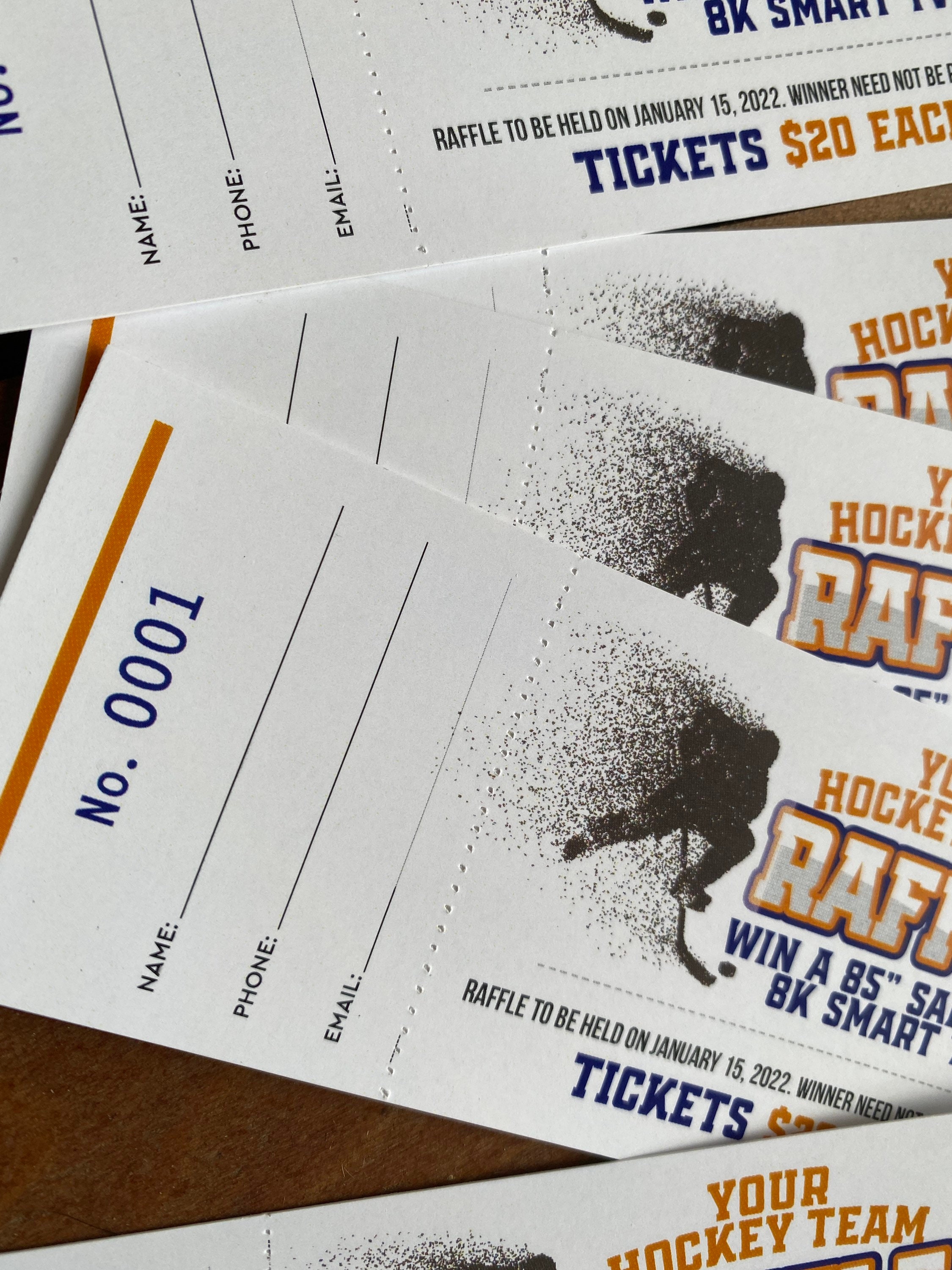 Custom Raffle Tickets Full Design Included Gala Ticket | Etsy