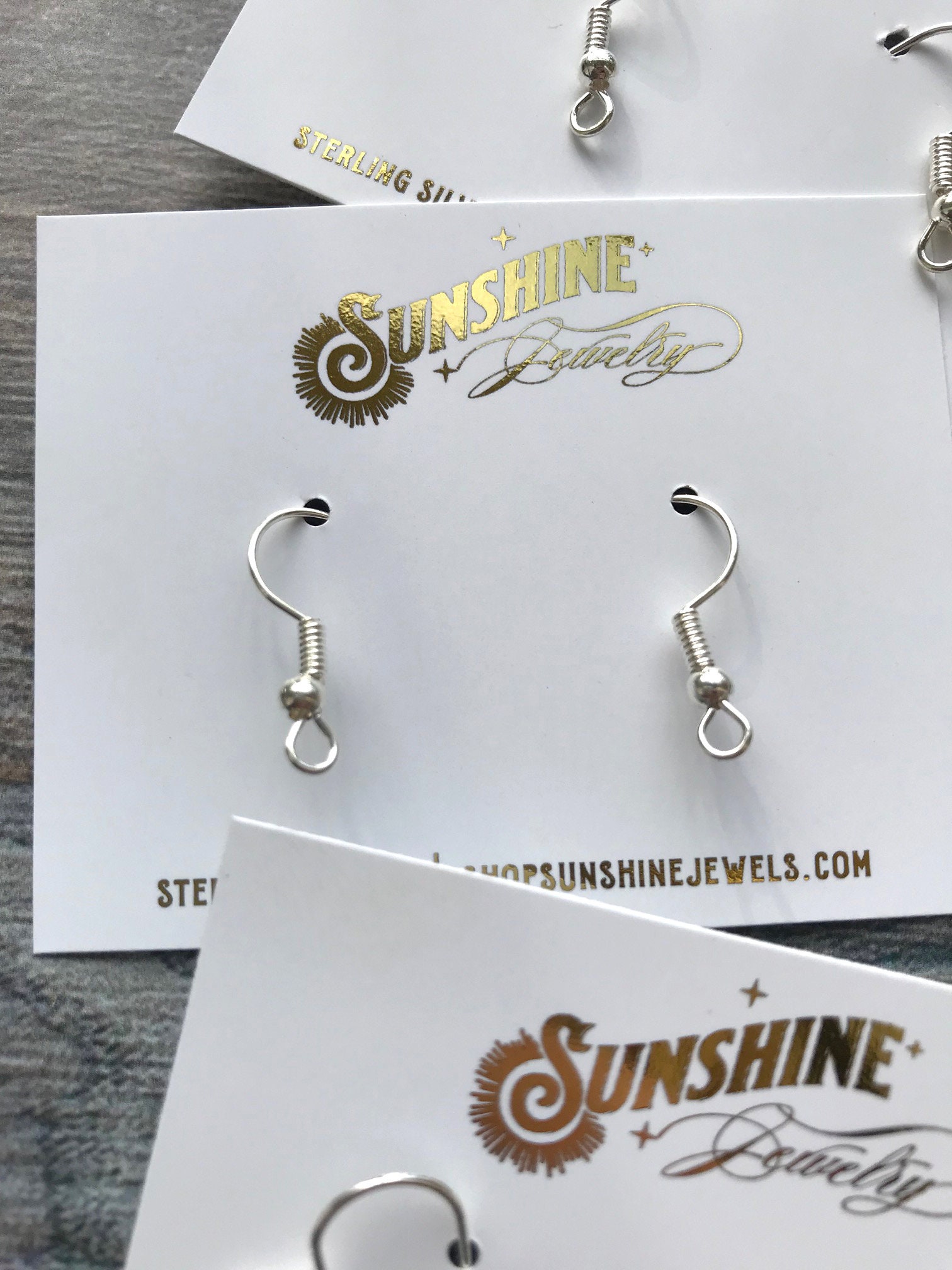 Logo Earring Cards , Custom Foil Jewelry Cards, Square Stud Earring ...