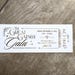 Gold Foil Great Gatsby Gala Tickets, Art Deco Event Entry Ticket, Bash ...