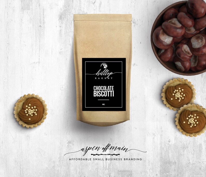 Logo Sticker Small Business Packaging Labels Bakery Bag | Etsy