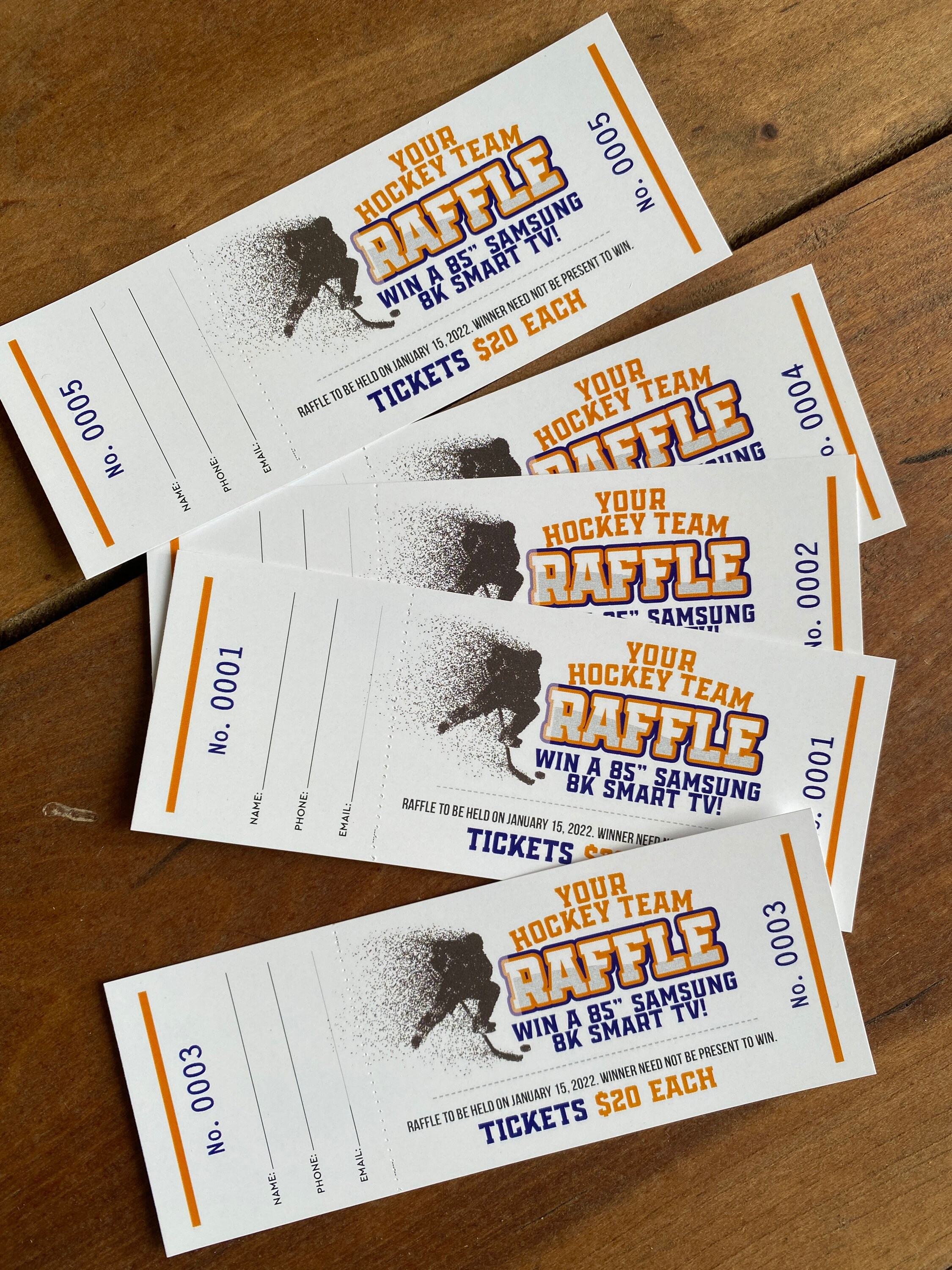 Custom Raffle Tickets Full Design Included Gala Ticket - Etsy