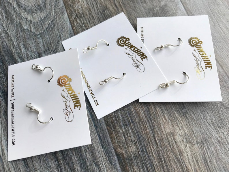 Logo Earring Cards , Custom Foil Jewelry Cards, Square Stud Earring ...
