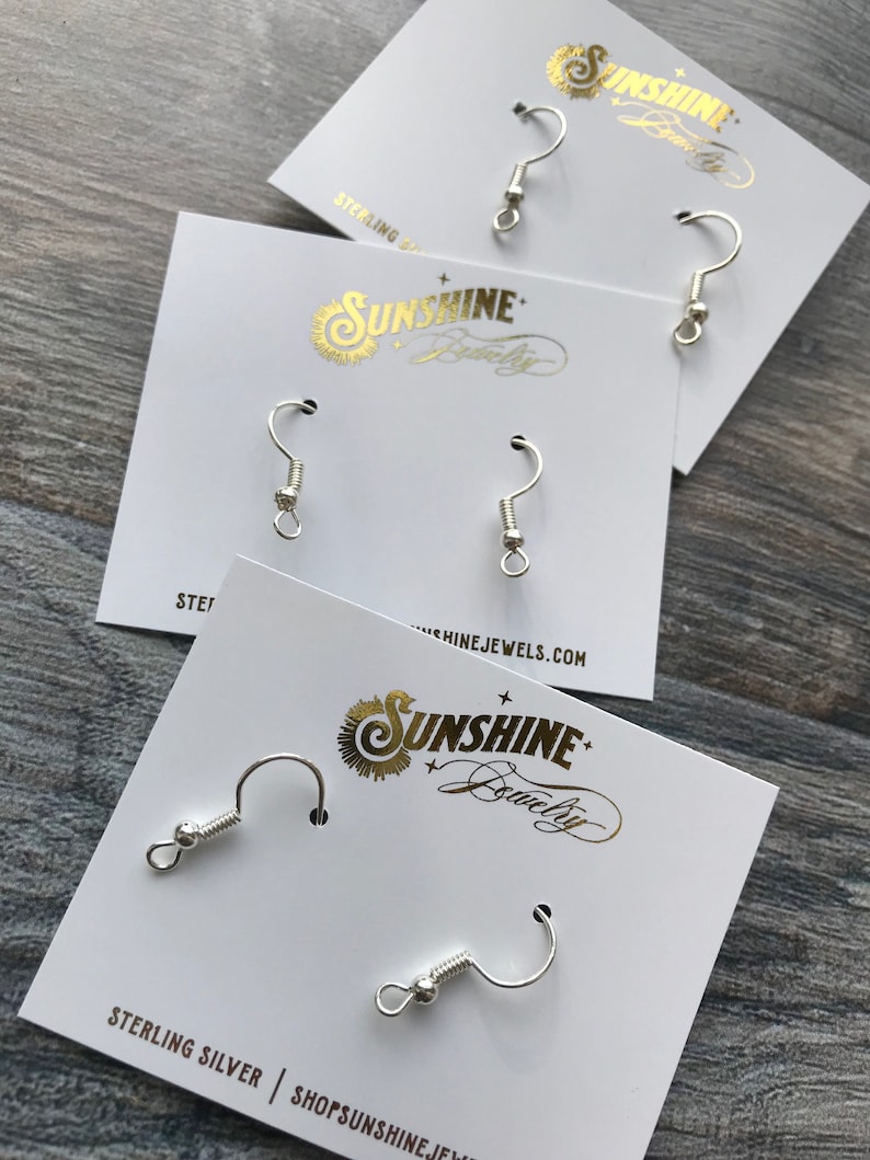 Logo Earring Cards Custom Foil Jewelry Cards Square Stud - Etsy