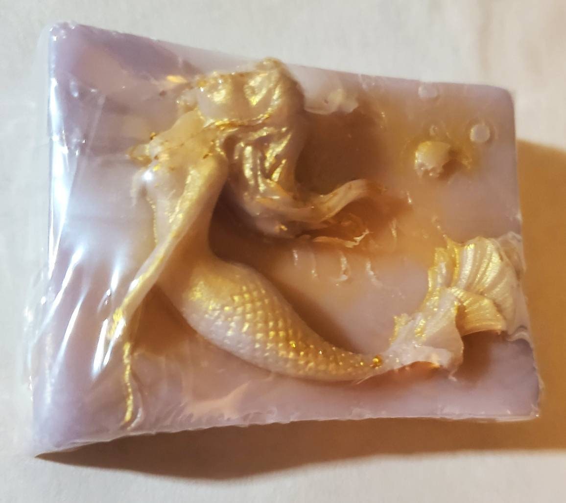 Mermaid Shea Butter Soap Bar Upamperu | Etsy