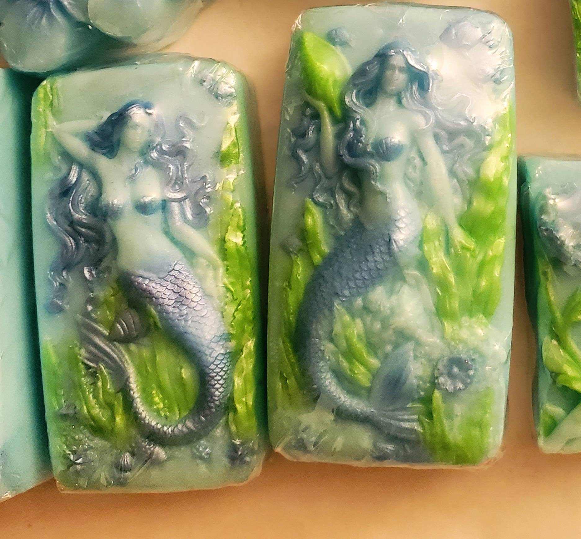 Shea and Mango Butter Mermaid Soap UpamperU - Etsy.de