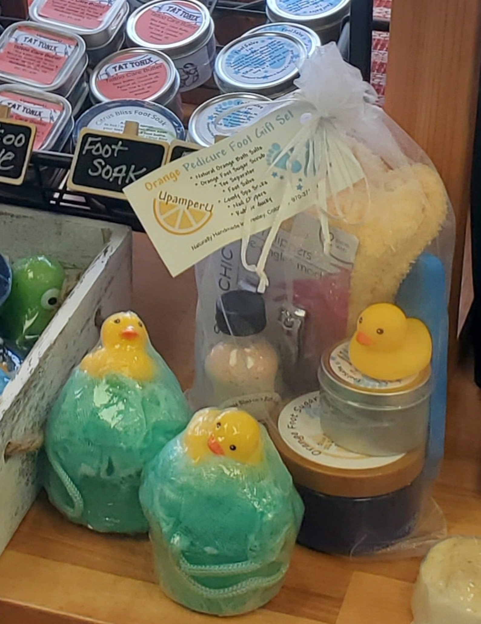 Orange Pedicure Foot Gift Set Naturally Scrub and Soften Your - Etsy