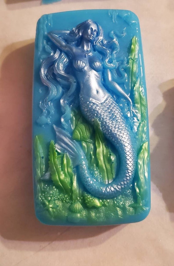 Shea and Mango Butter Mermaid Soap Upamperu | Etsy