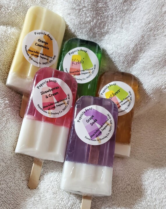 Bath Treat Popsicle Soap Perfect Bath Treat Gift. Fun Scented - Etsy