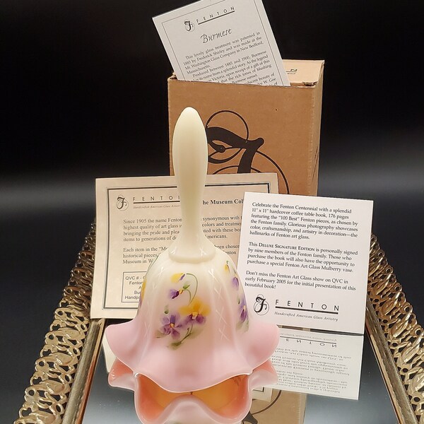 Fenton Glass Bells - Etsy