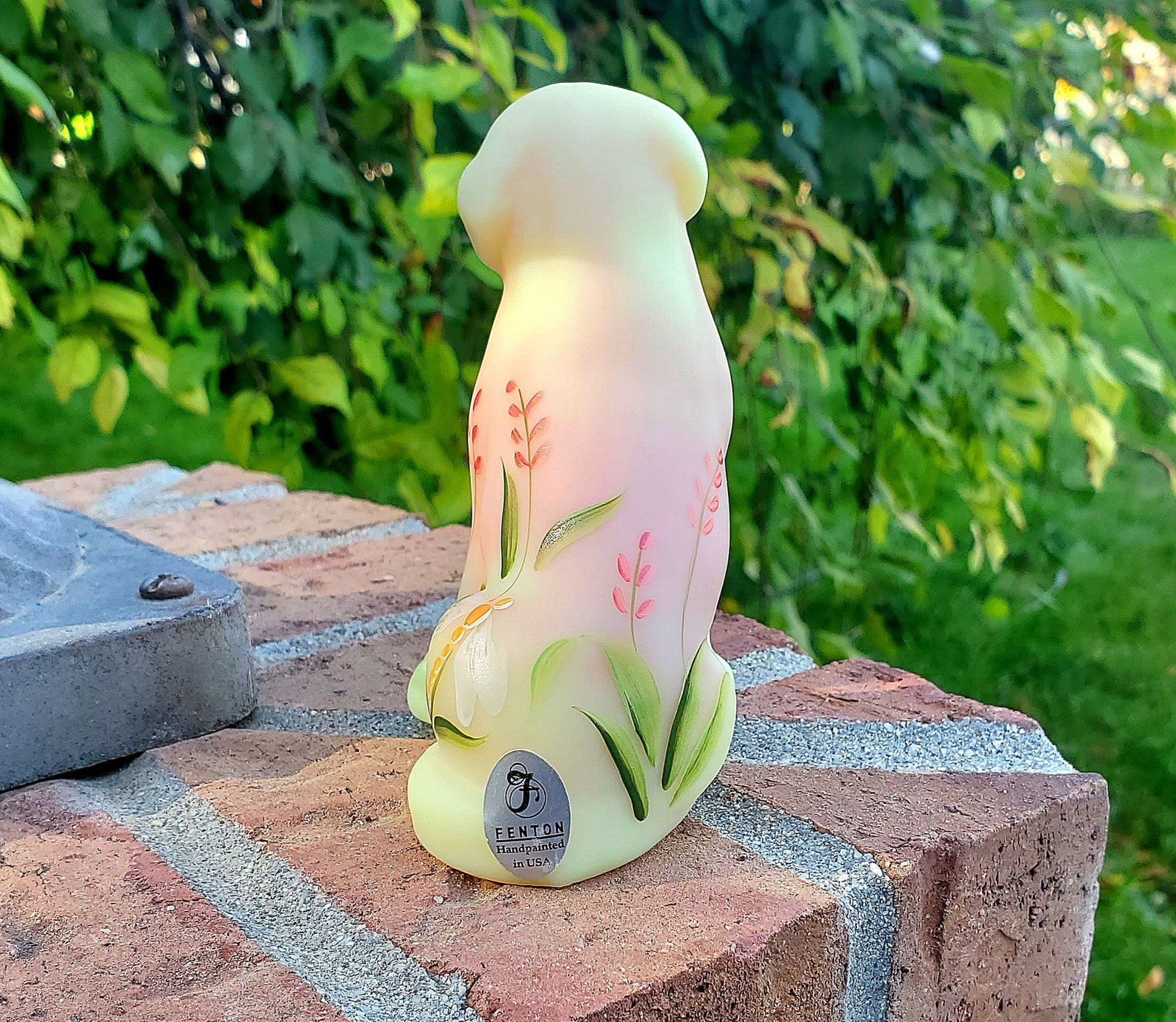 FENTON Glass Dog Lab Burmese Limited Edition Signed and - Etsy