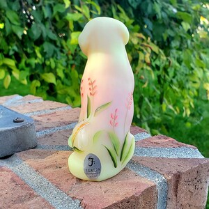 FENTON Glass Dog Lab Burmese Limited Edition Signed and Numbered 1330 ...