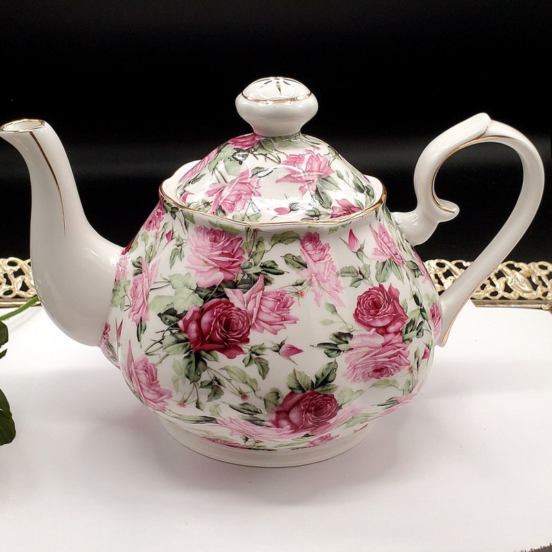 Pink Tea Pot - Etsy