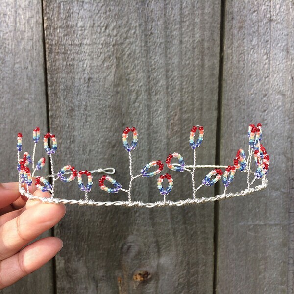 Beaded Crown - Etsy