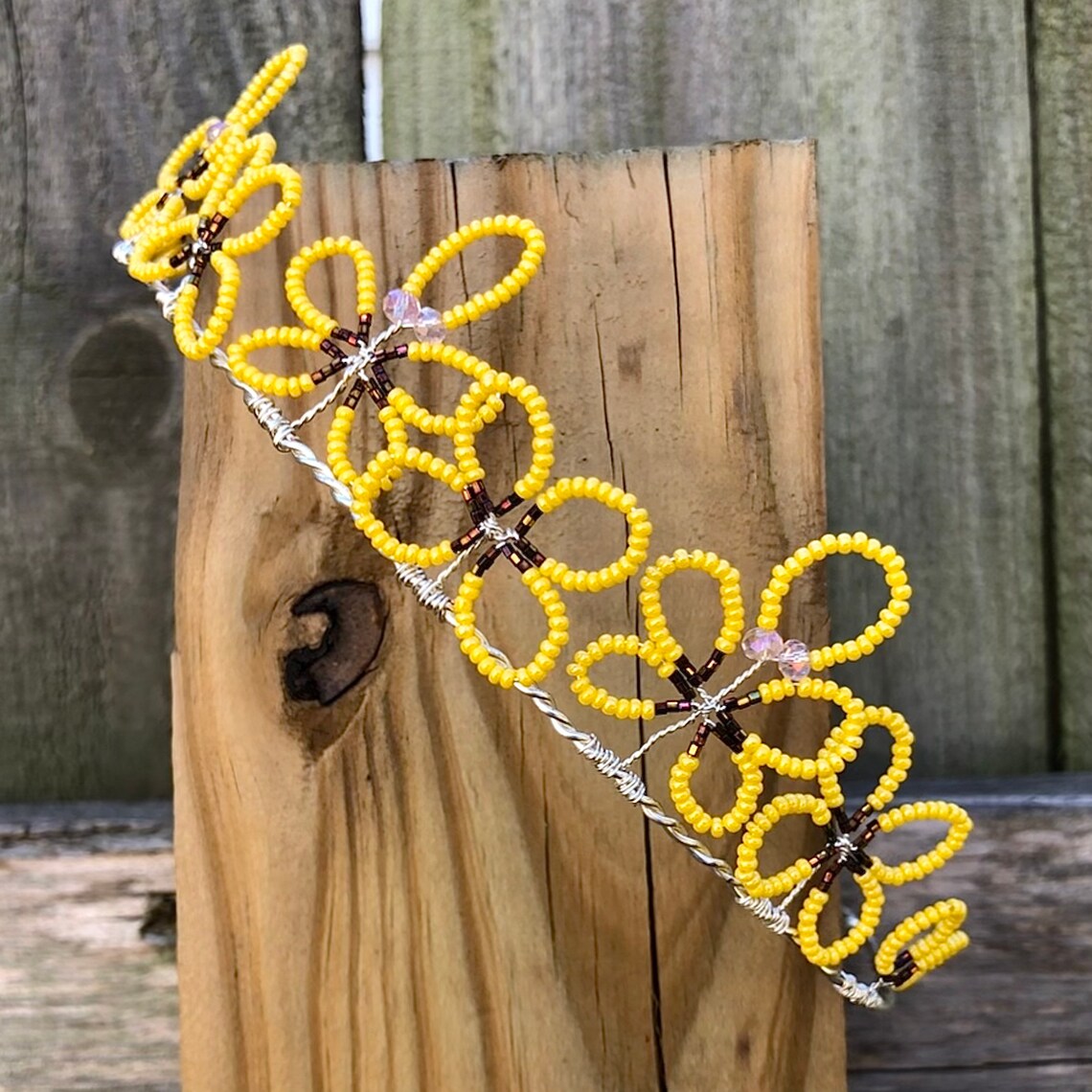 Sunflower Crown Sunflower Tiara Wedding Hair Accessories - Etsy