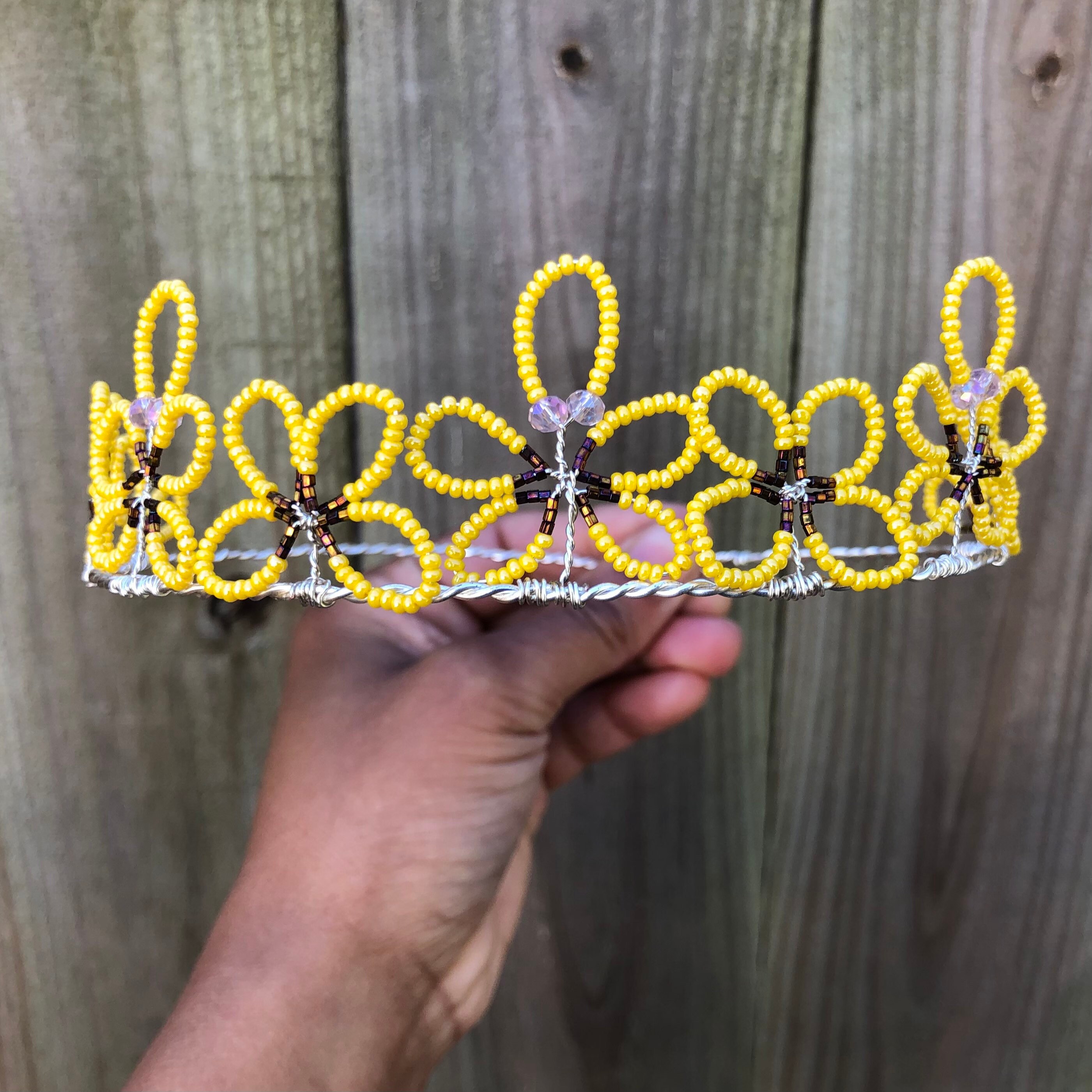 Sunflower Crown Sunflower Tiara Wedding Hair Accessories - Etsy
