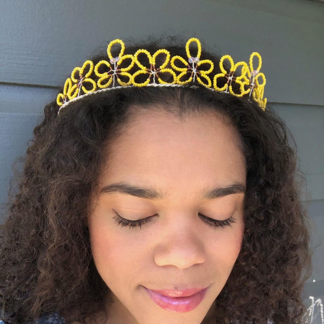 Sunflower Crown, Sunflower Tiara, Wedding Hair Accessories, Sunflower ...