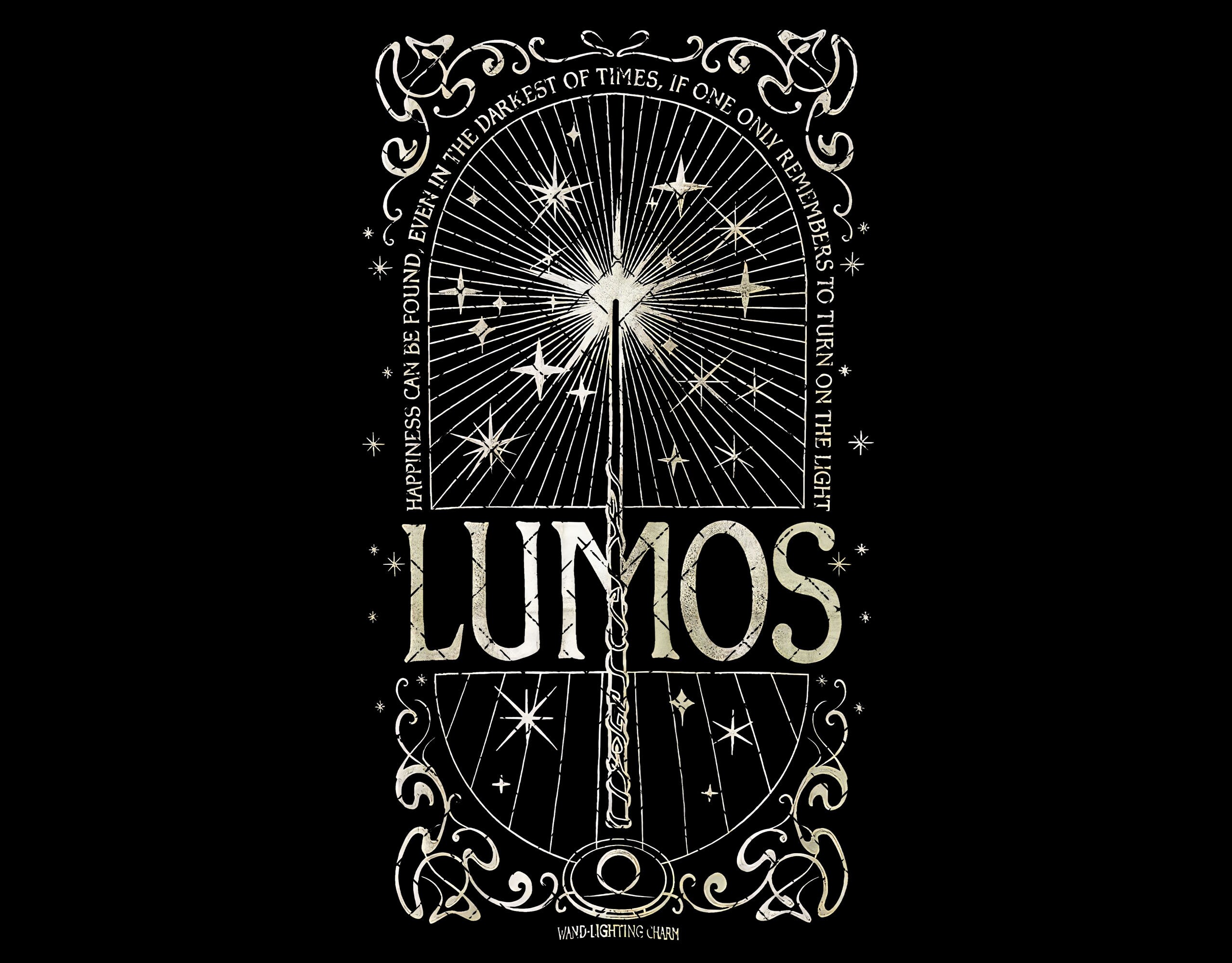 Vintage Lumos Maxima PNG Ha.rry Potter Png Wizard House - Etsy