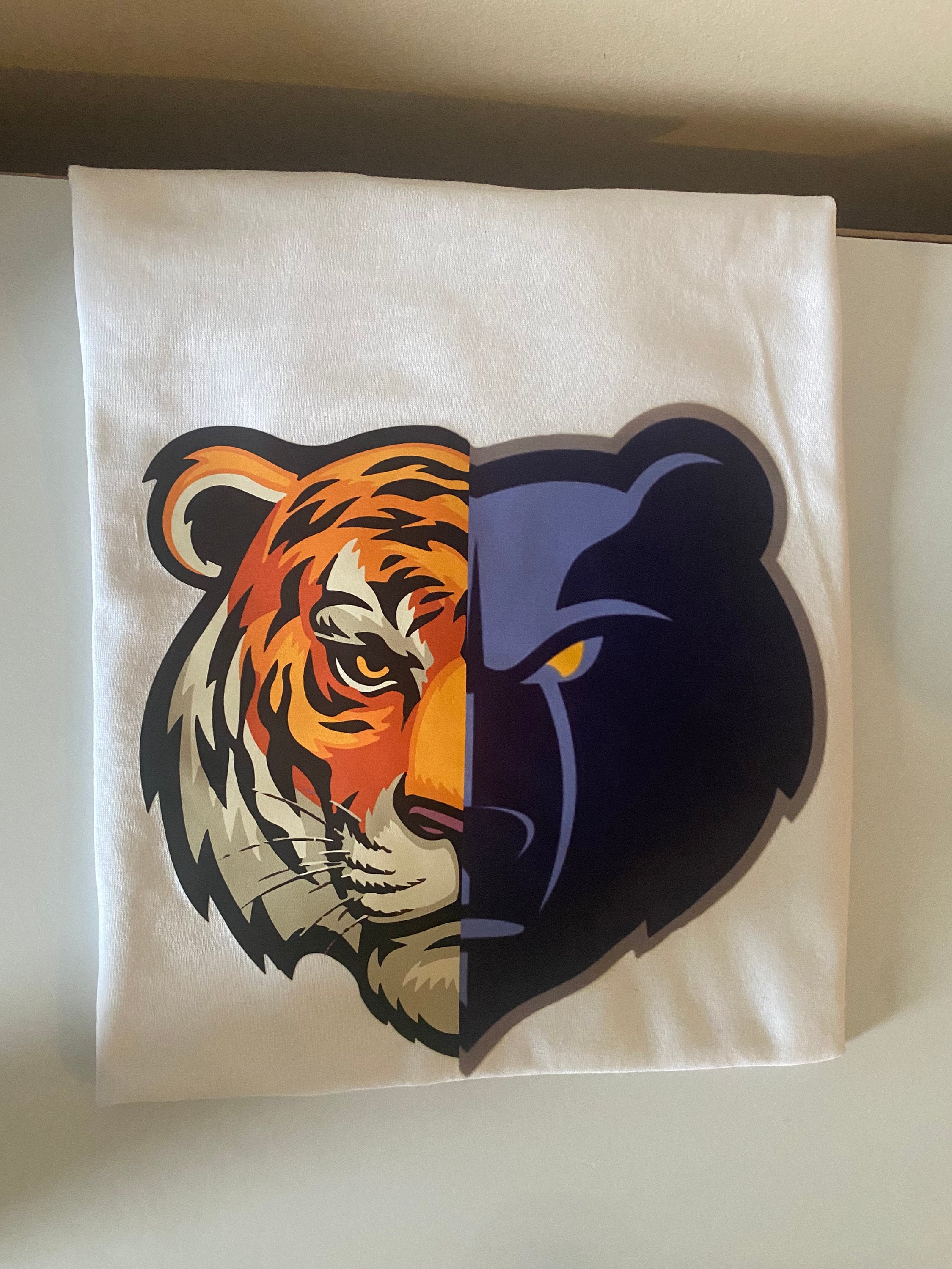 Memphis Face Grizz Tigers - Etsy