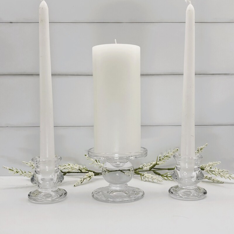 Glass Candle Holder - Etsy