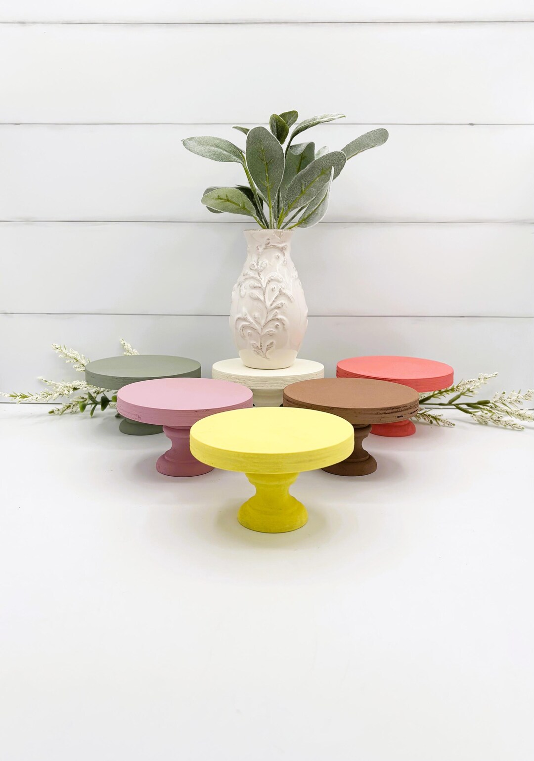 Mini Cupcake Stands, Mini Farmhouse Risers, Candle Holder, Tiered Tray ...