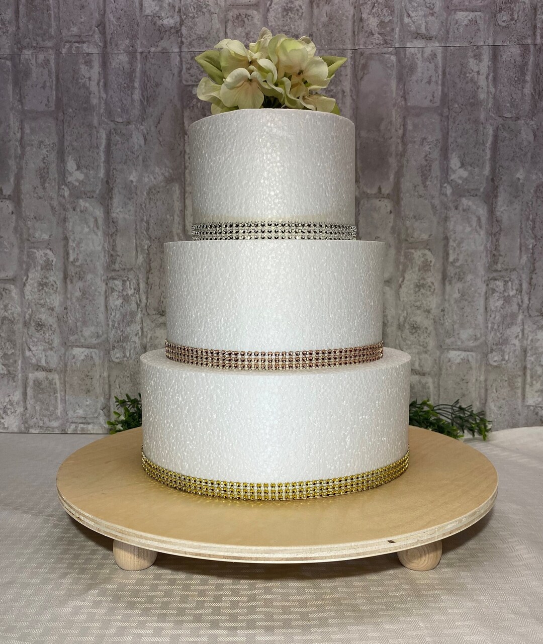 Unfinished Wood Cake Stand 16 40.5cm Paint It Yourself to Match Your ...