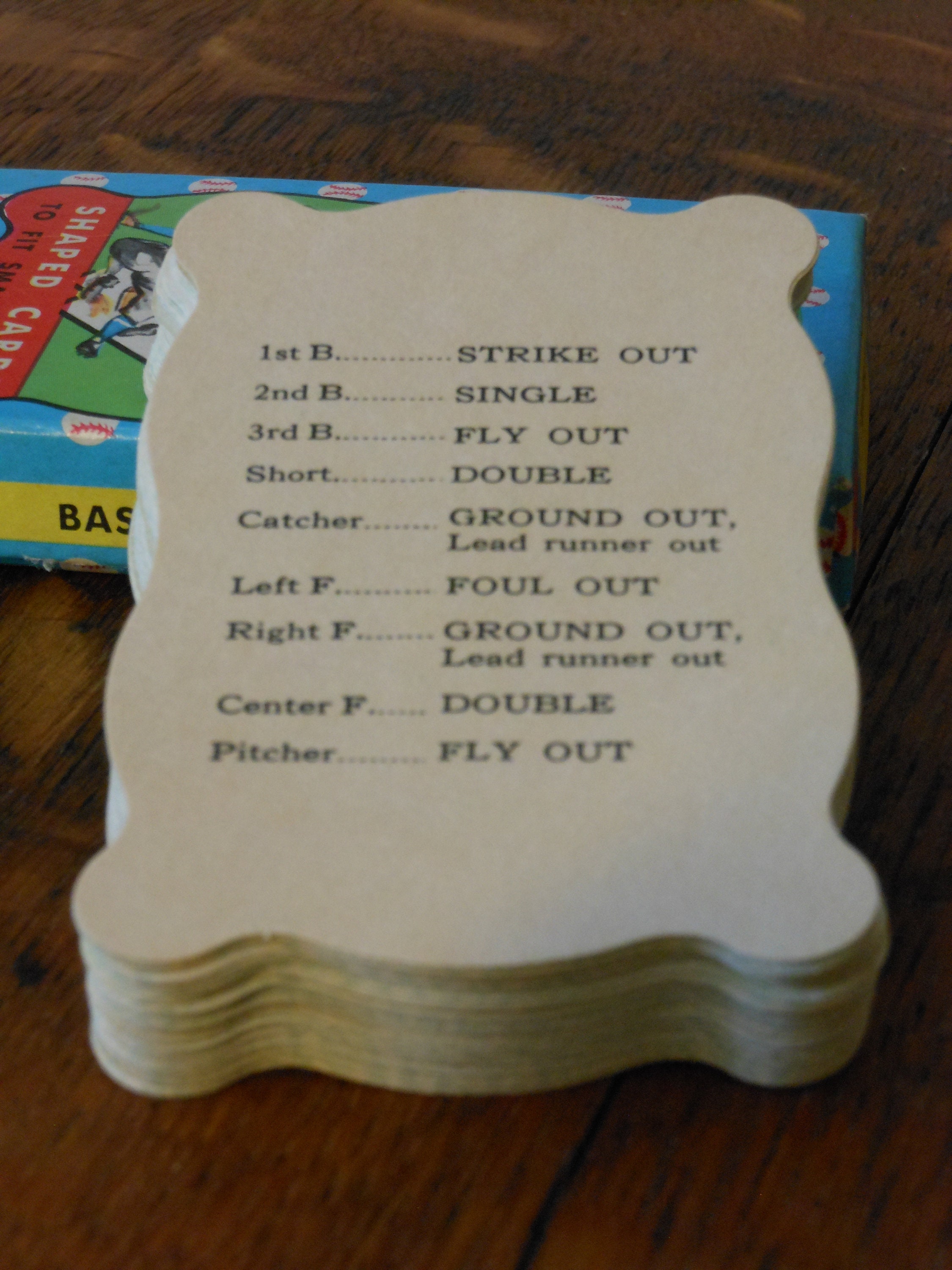 Warren Built Rite Baseball Card Game