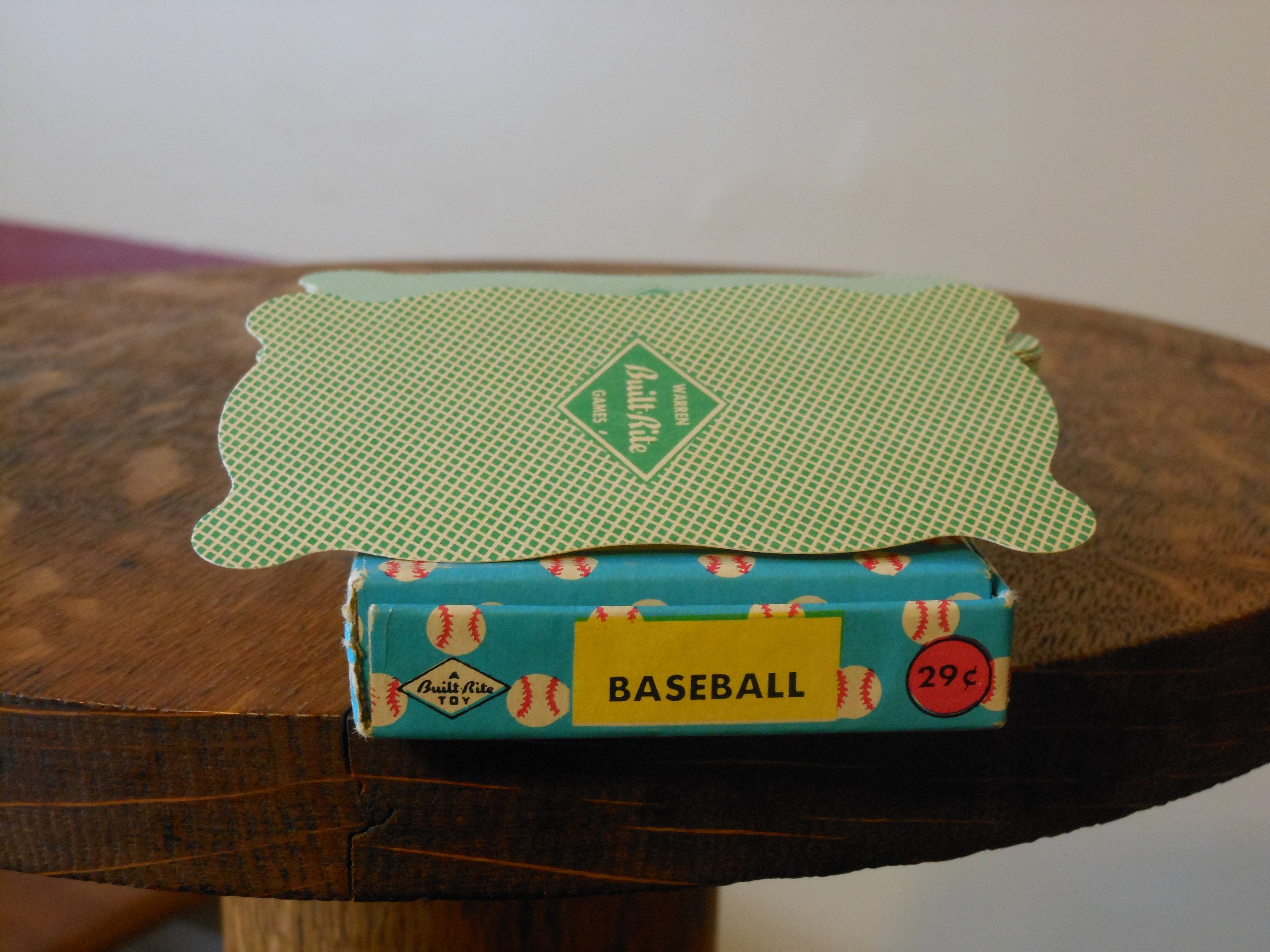 Warren Built Rite Baseball Card Game