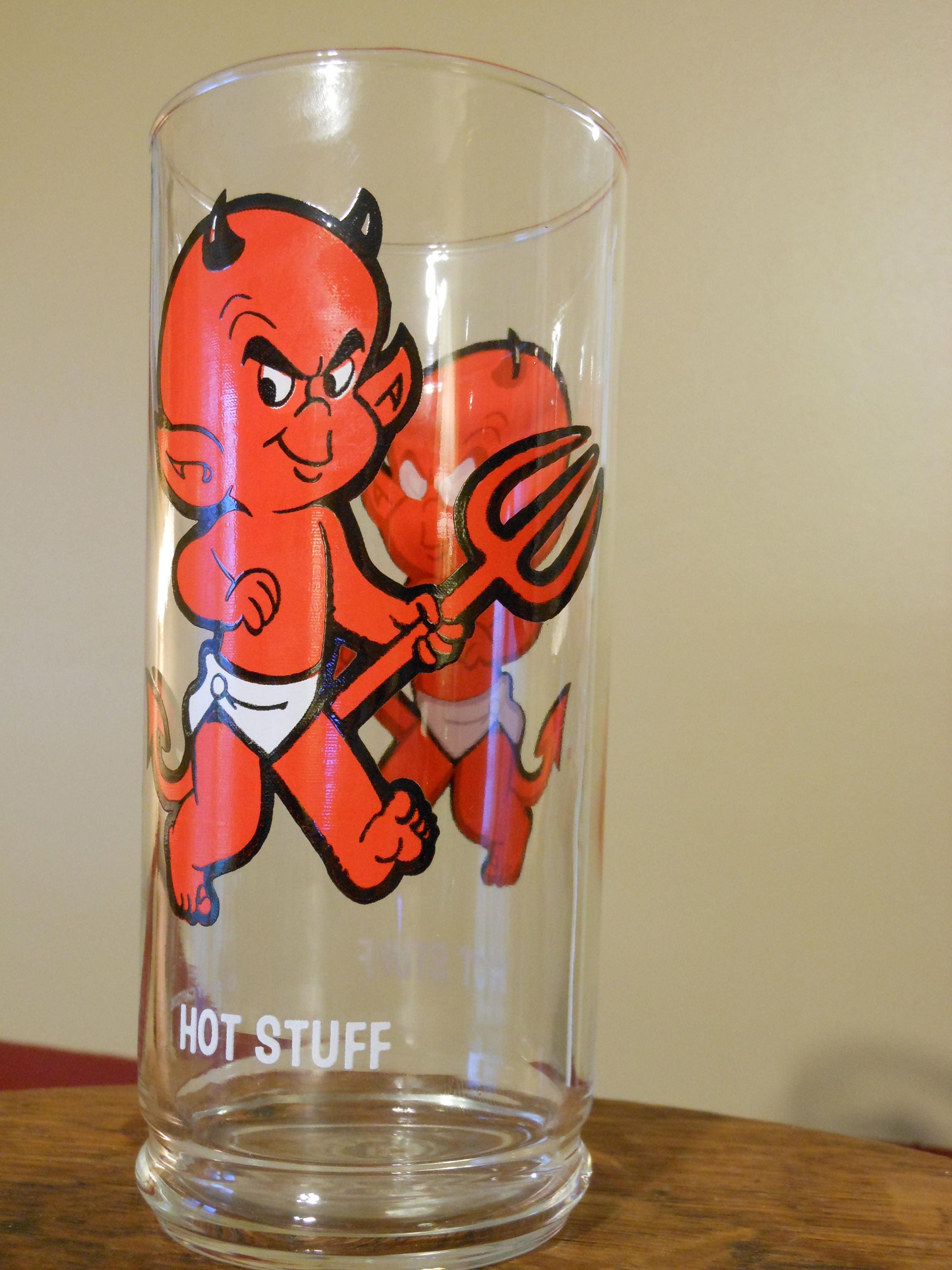 Hot Stuff (Harvey Cartoons) Little Devil Glass
