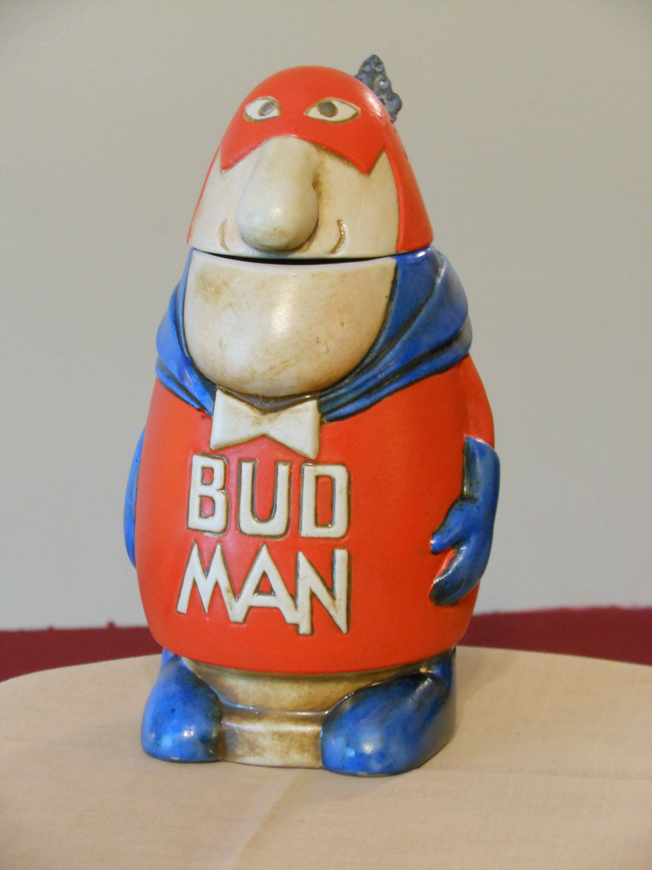Original Vintage Bud Man Stein