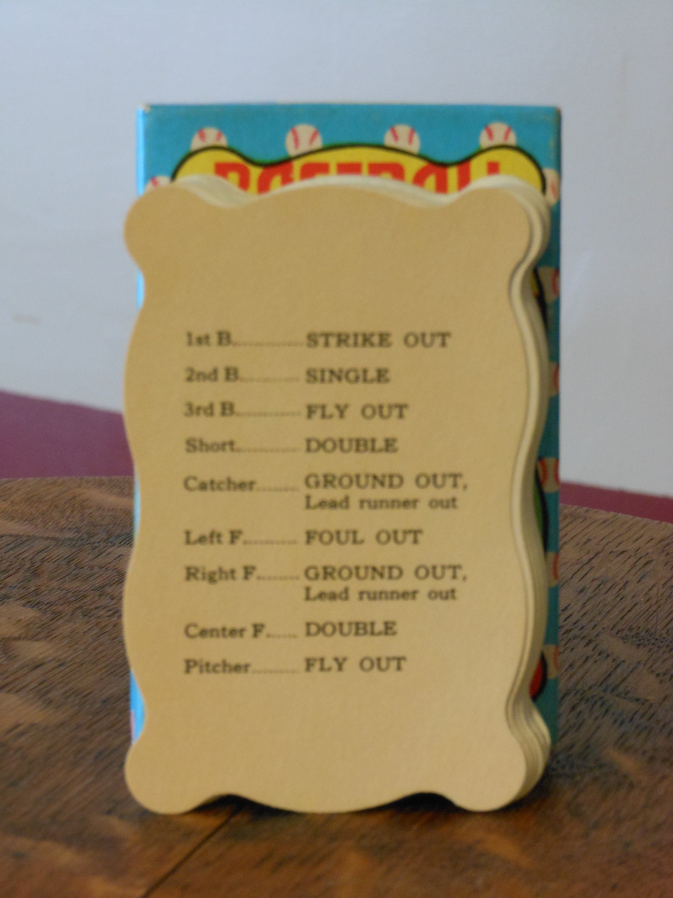 Warren Built Rite Baseball Card Game