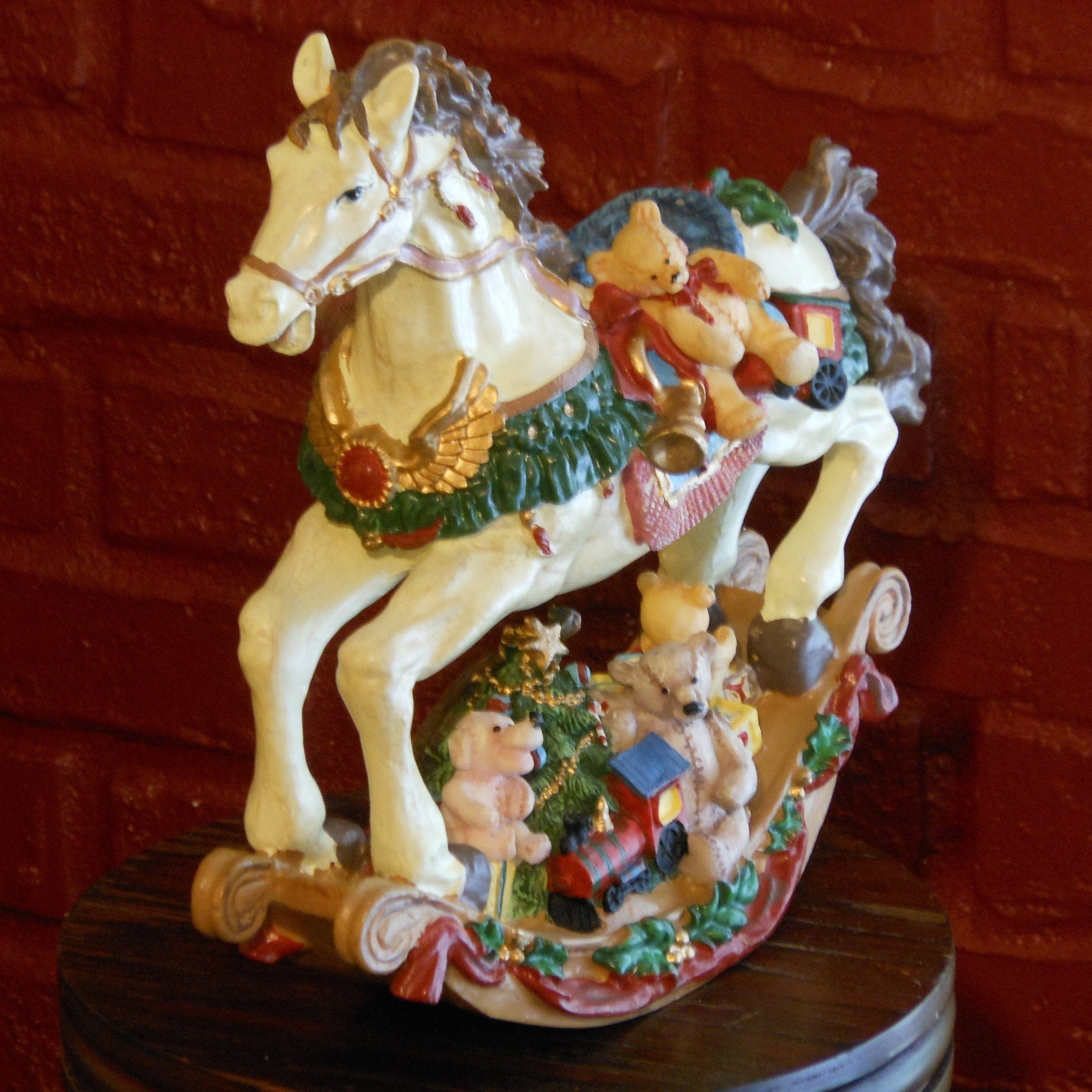 Cedar Creek Collection Christmas Rocking Horse