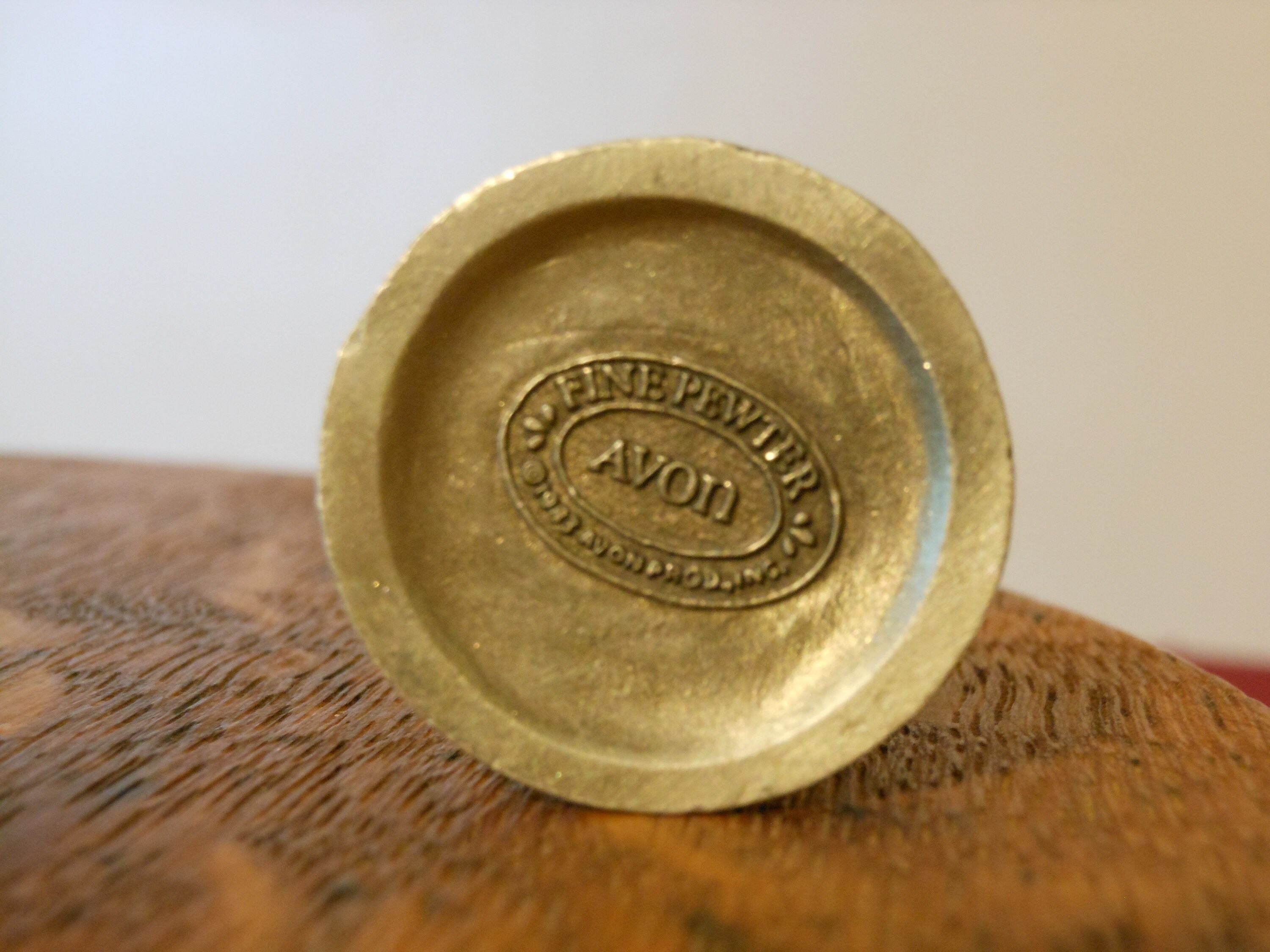 Three Avon Pewter Bears