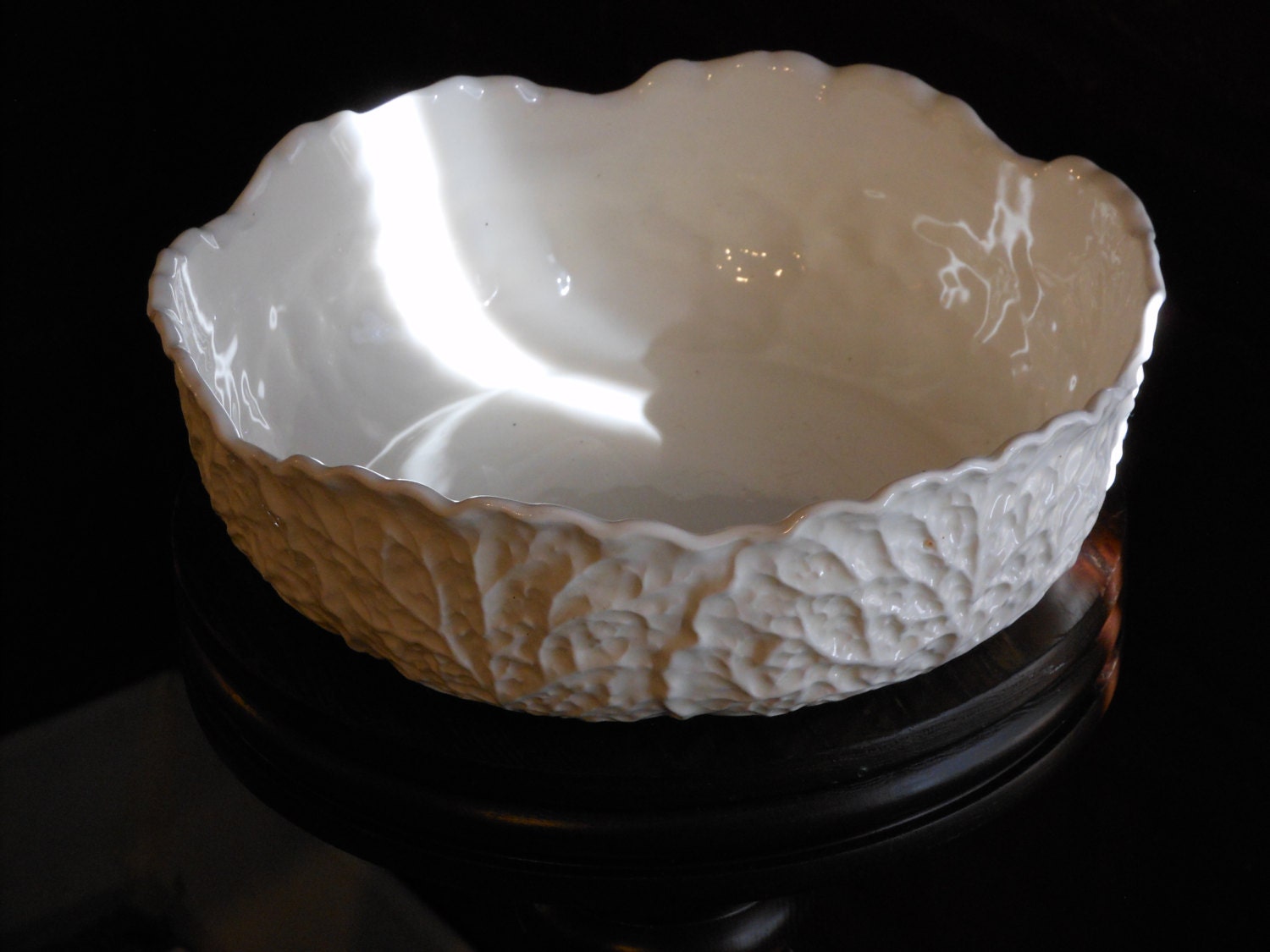 Bavarian Art Pottery Cabbage Bowl