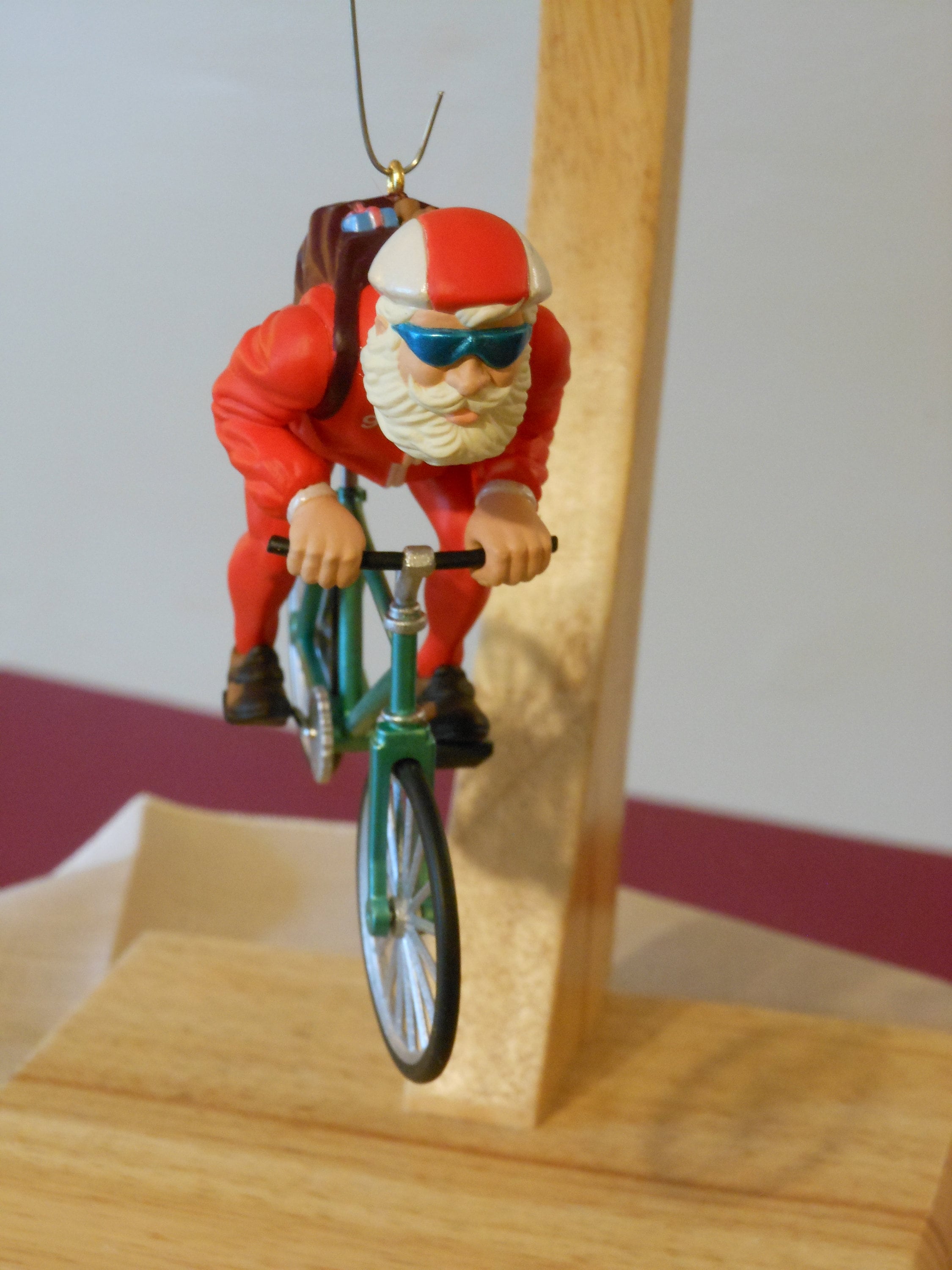Hallmark Cycling Santa Keepsake Ornament