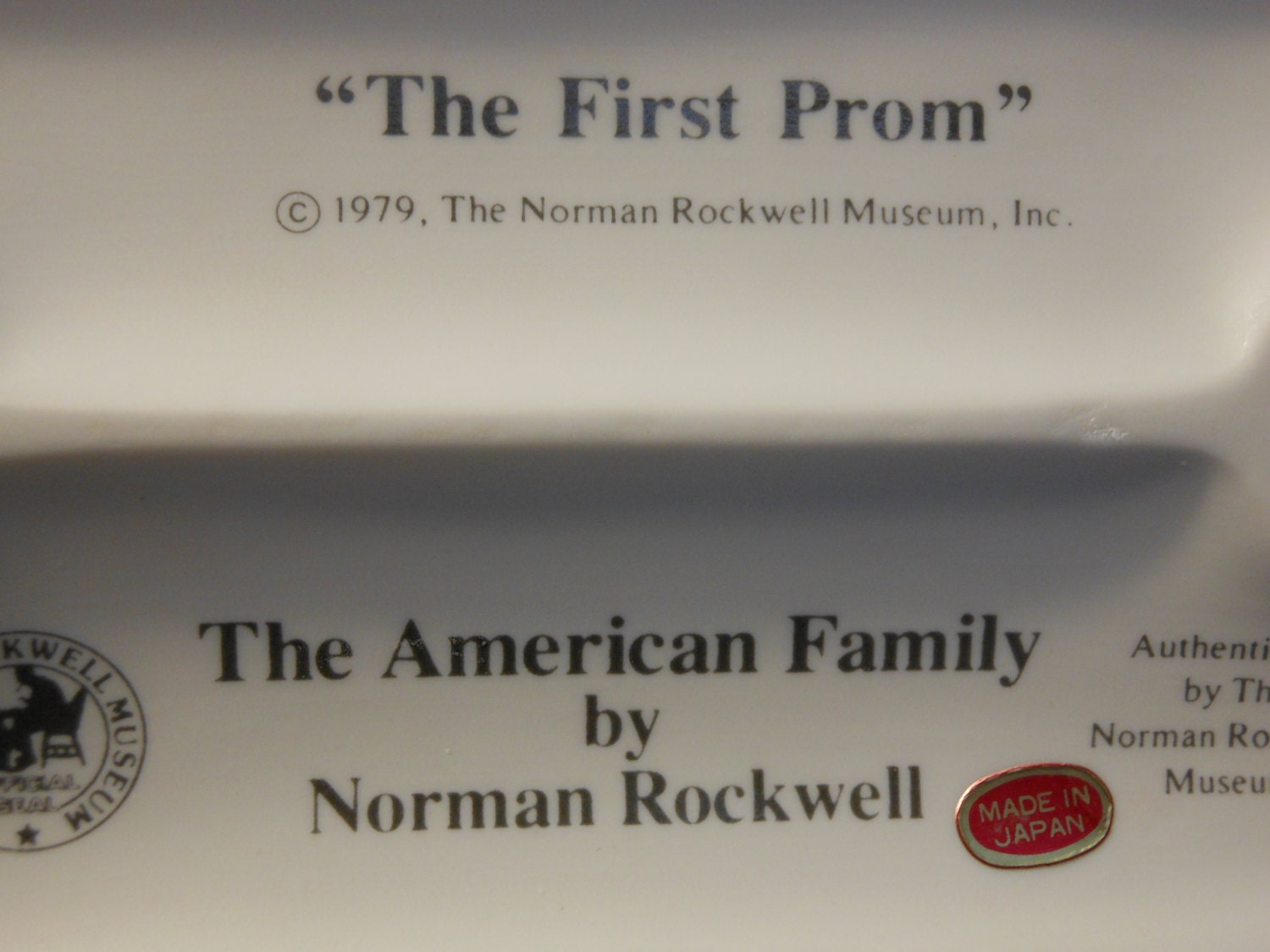 The First Prom. Norman Rockwell. American Family Series. (1979)