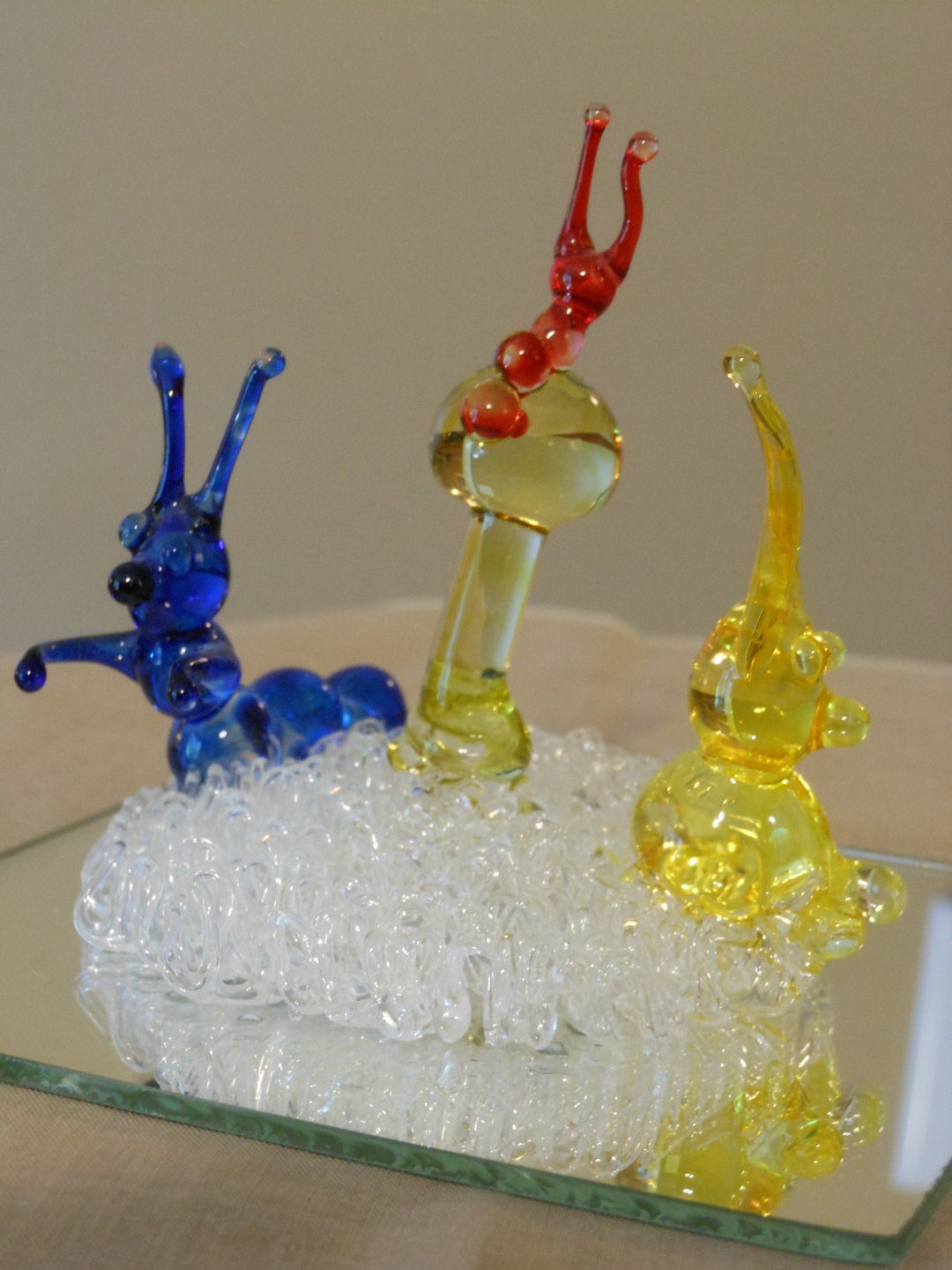 Miniature Blown Grass Garden Creatures - Etsy