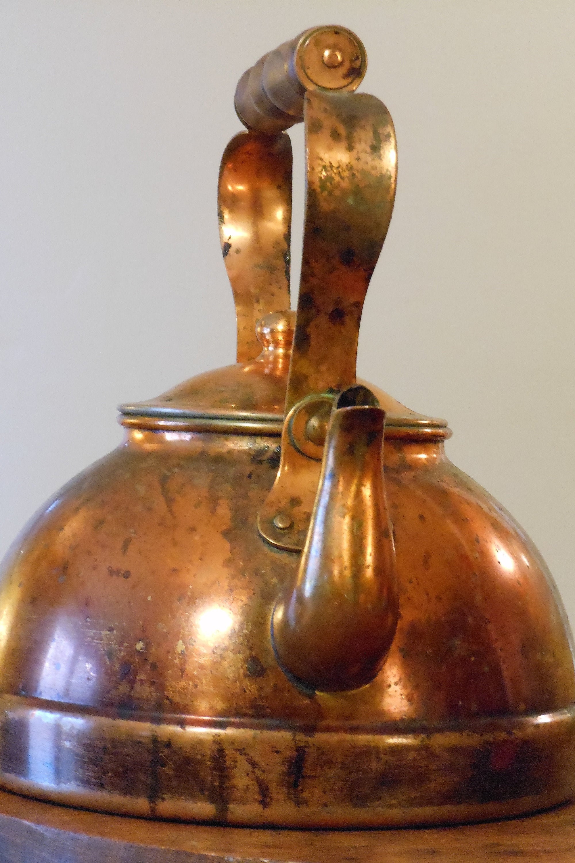 Vintage Copper Tea Pot, Tagus Portugal