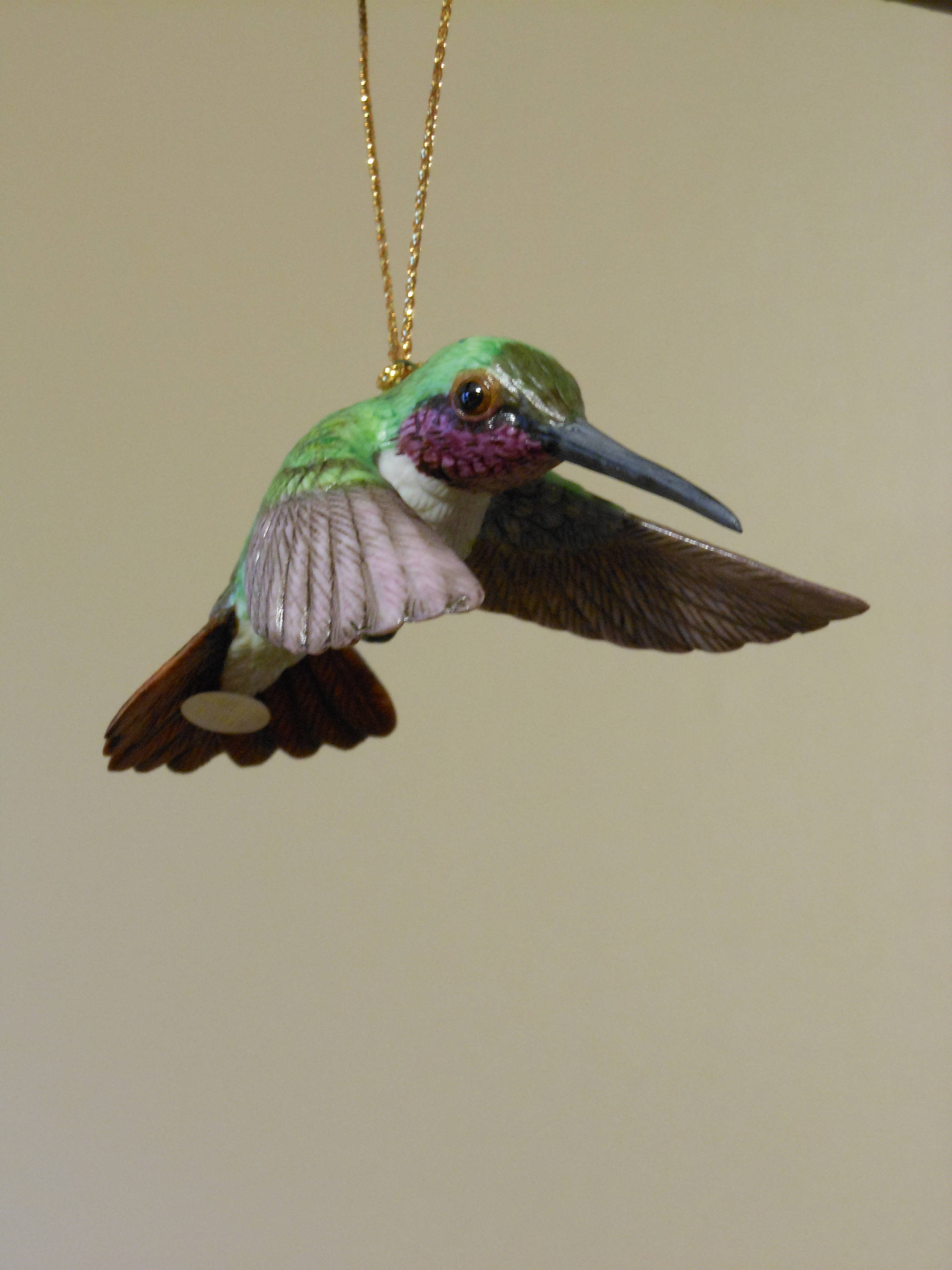 Three Lenox Fine Porcelain Hummingbird Ornaments: Lucifer, Black ...