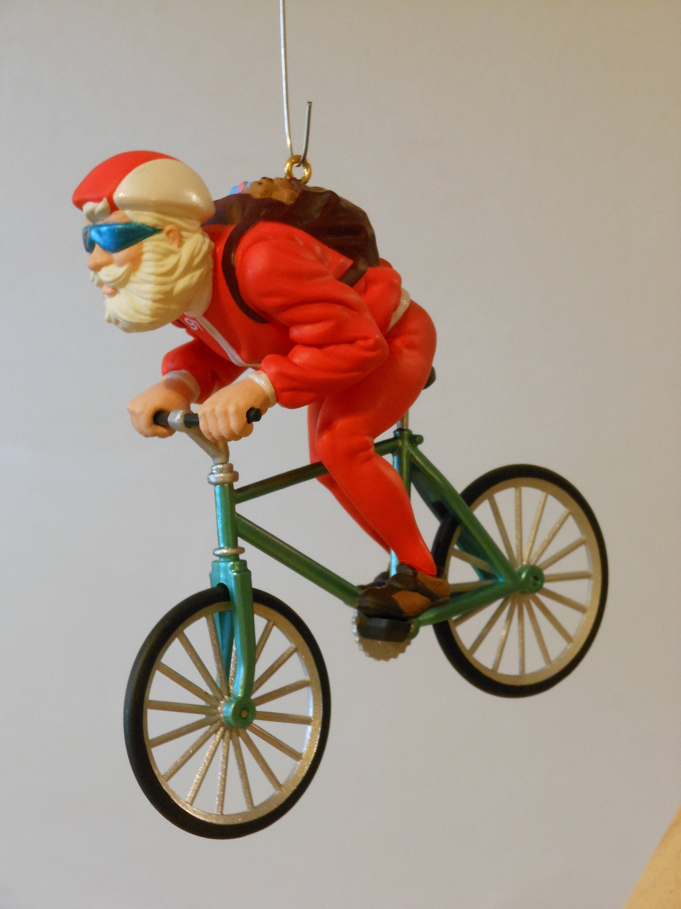 Hallmark Cycling Santa Keepsake Ornament
