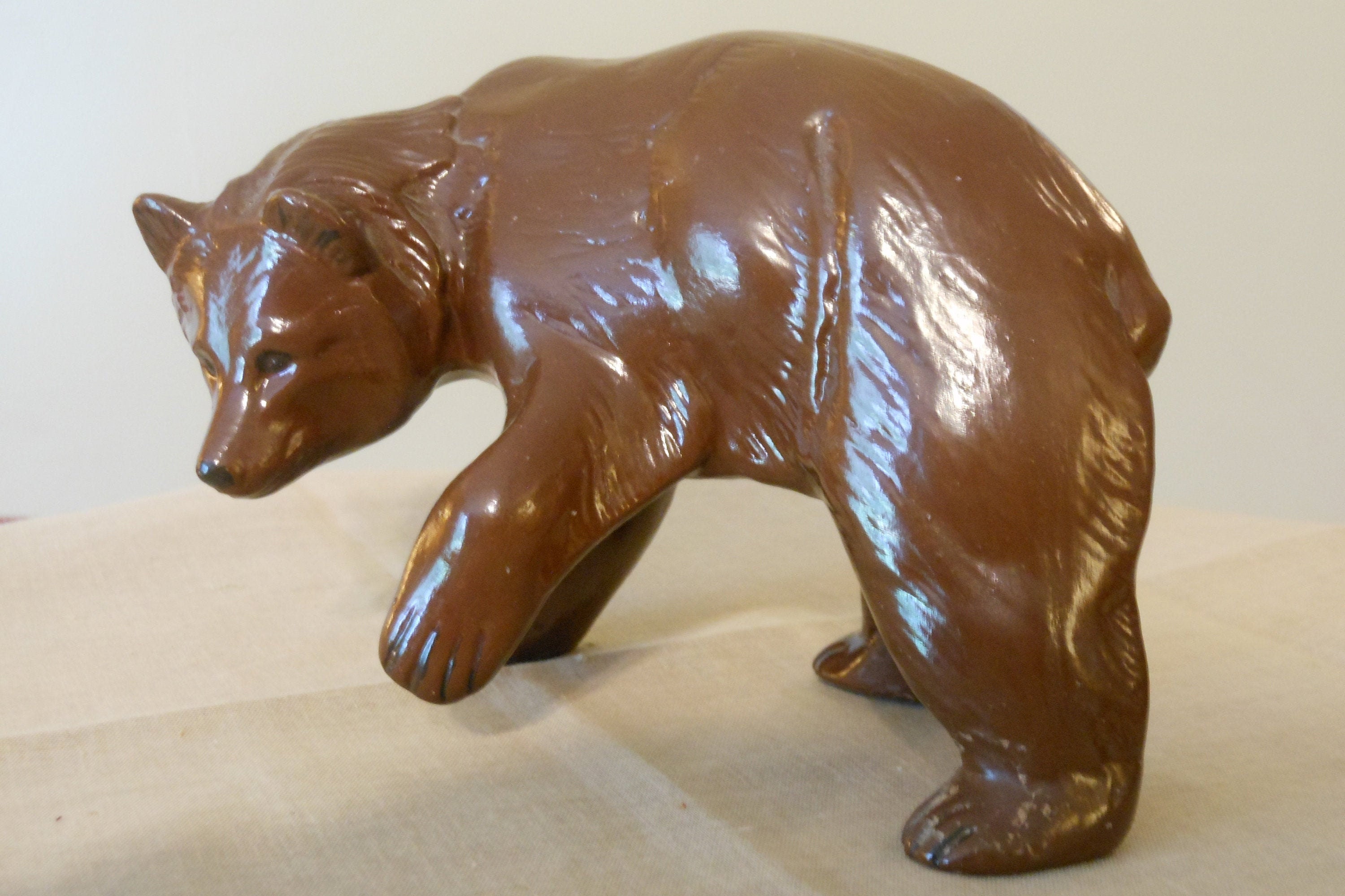 Ceramic Brown Bear Figurine
