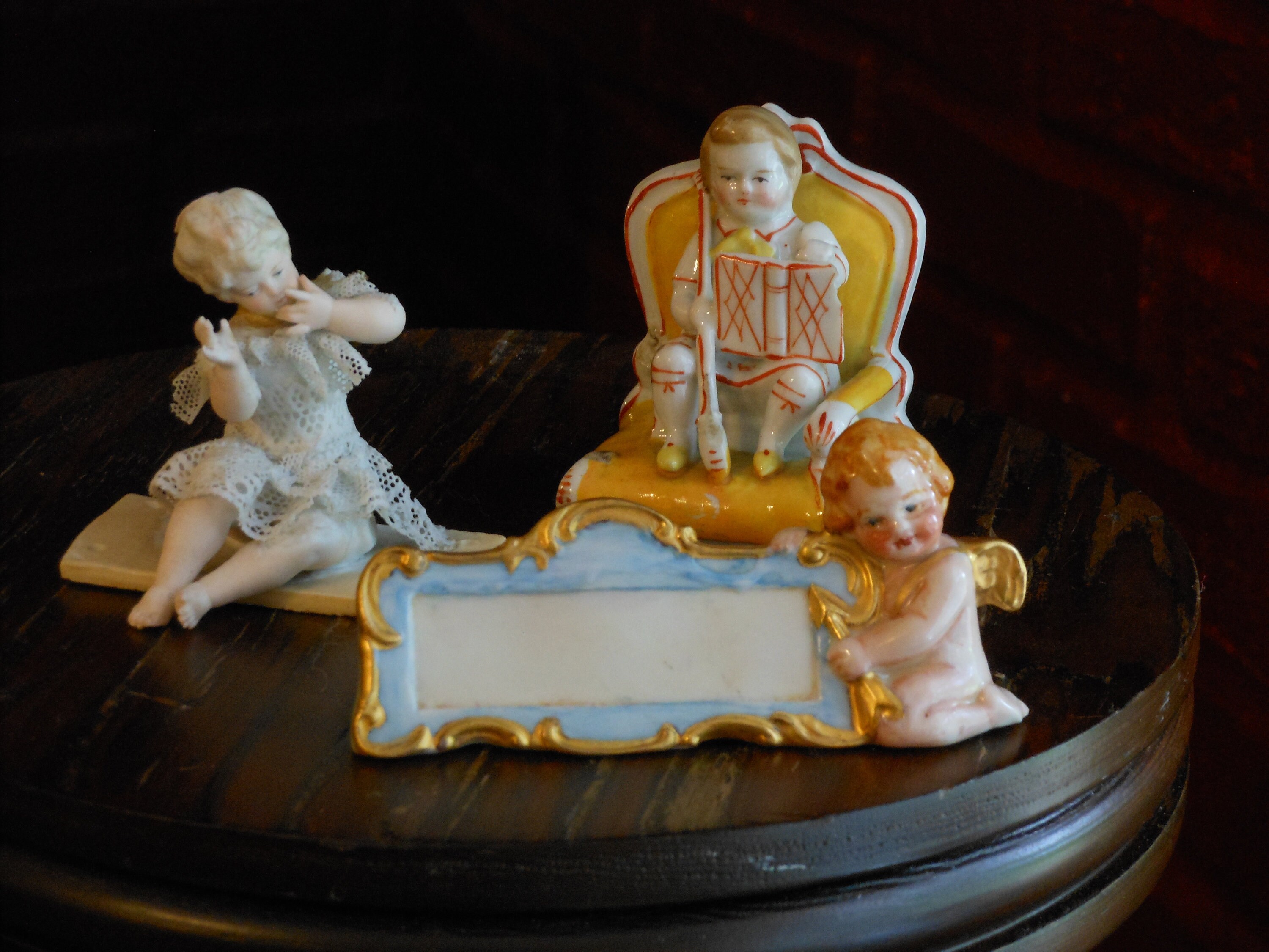 Three Miniature German Vintage Figurines