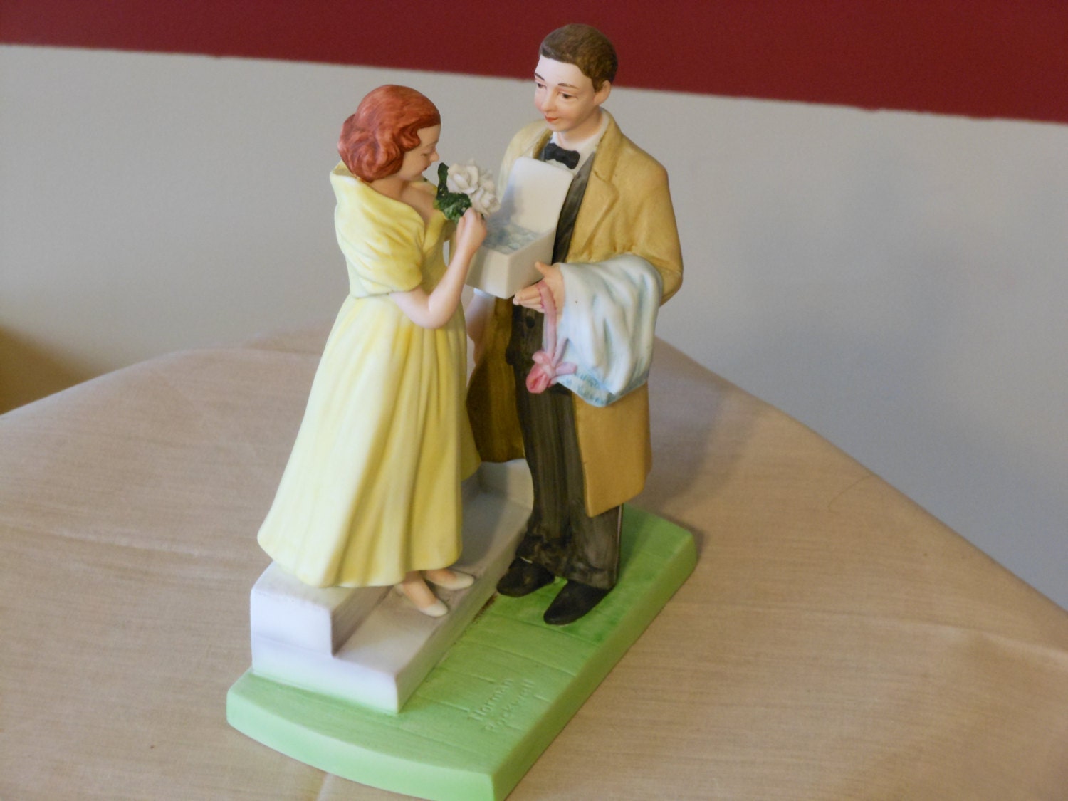 The First Prom. Norman Rockwell. American Family Series. (1979)