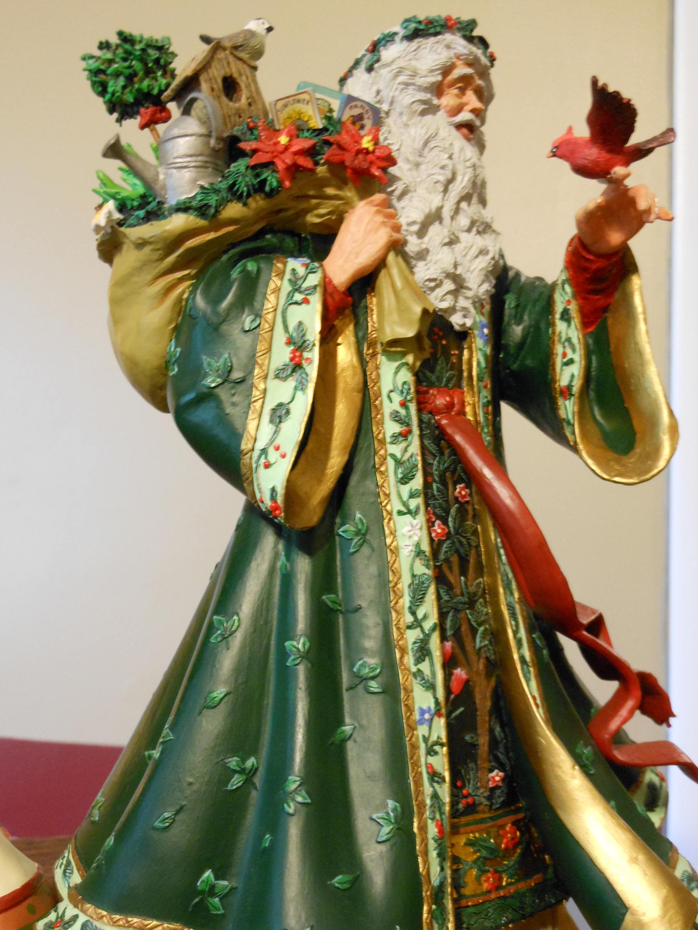 Nature's Santa and Mrs Claus. Danbury Mint. Vintage, Rare Porcelain ...