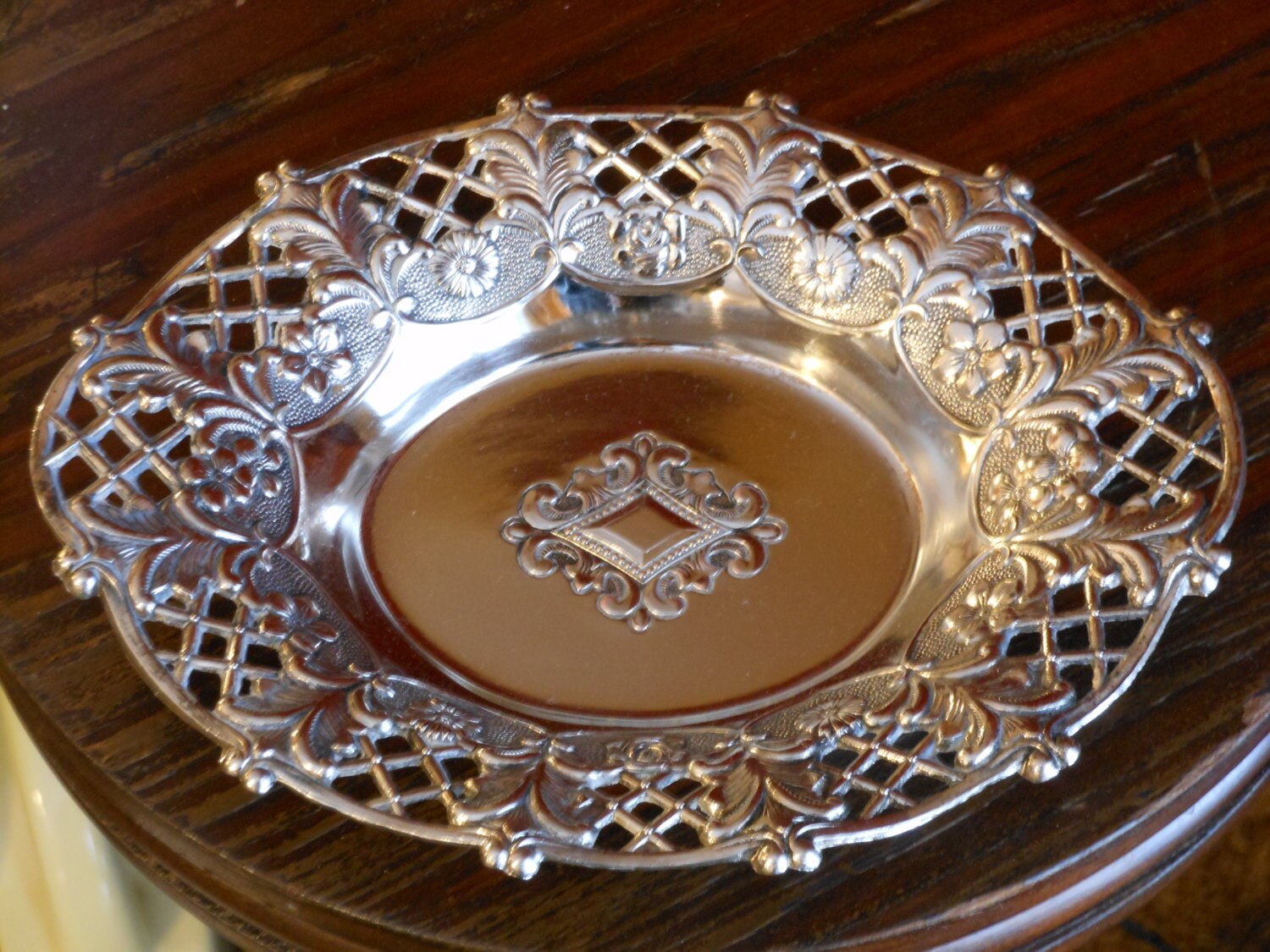 Vintage Brass Trinket Dish